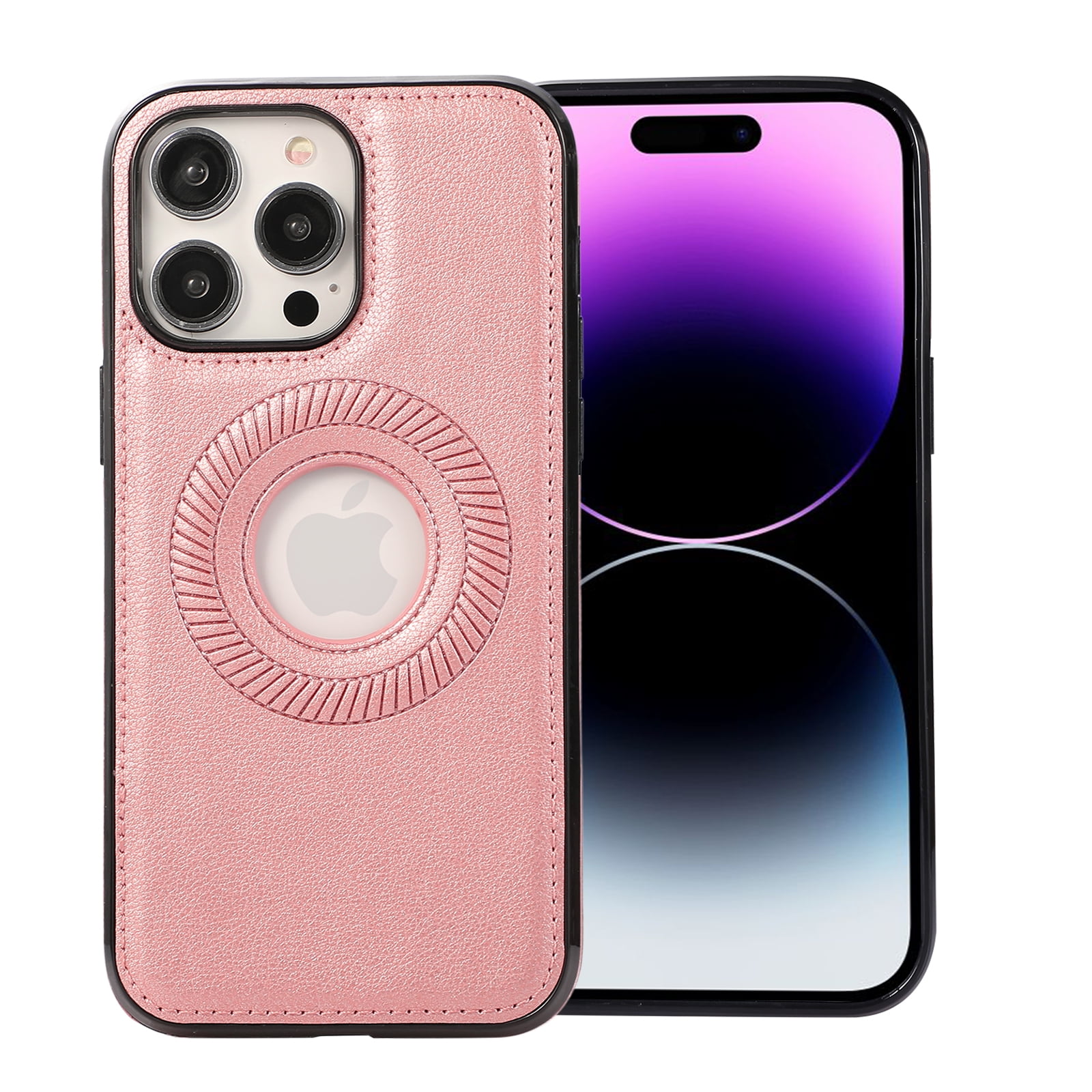 Dteck for Apple iPhone 15 Pro Max Slim Case, Shockproof Luxury PU ...