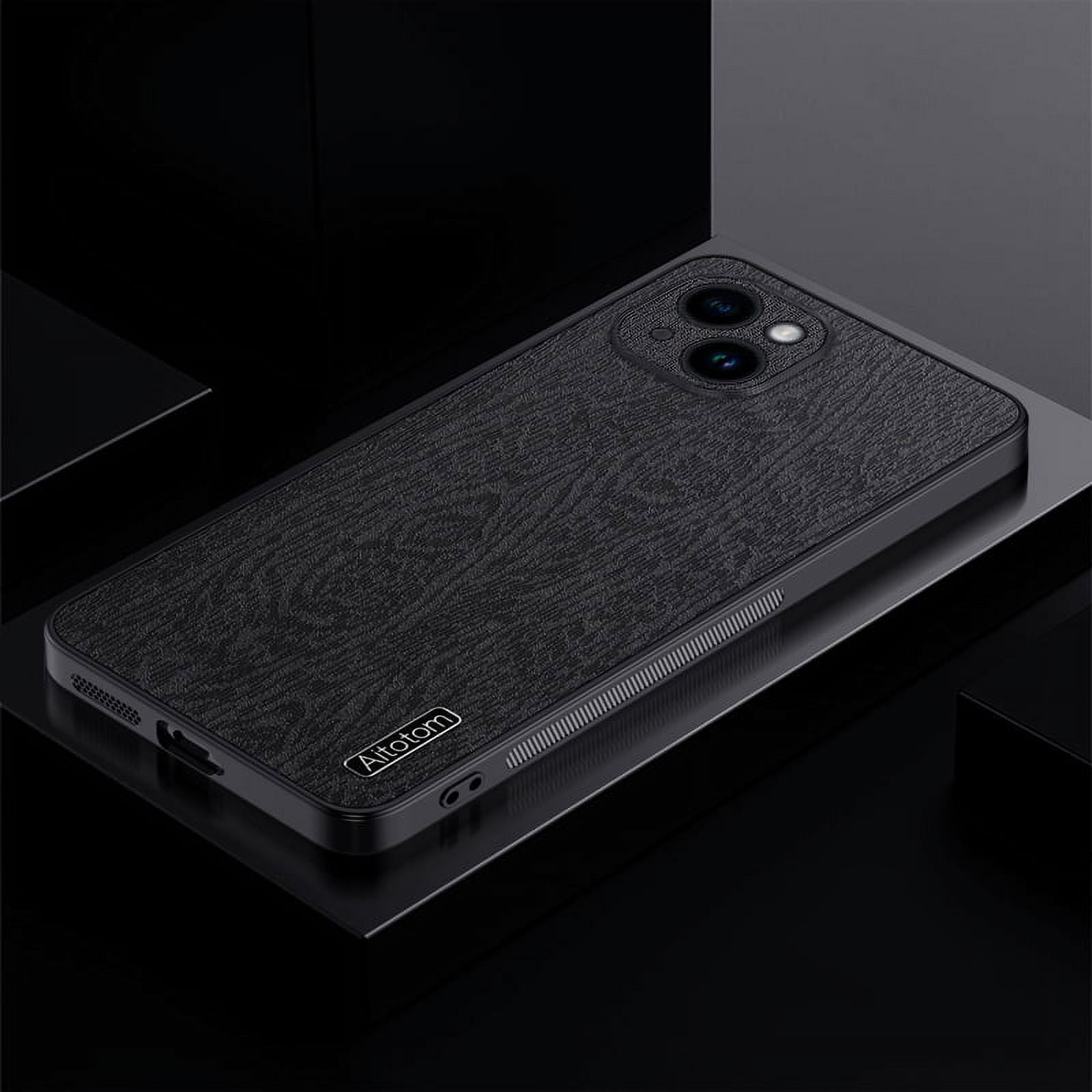 Dteck for Apple iPhone 15 Slim Case, Shockproof Premium PU Leather ...