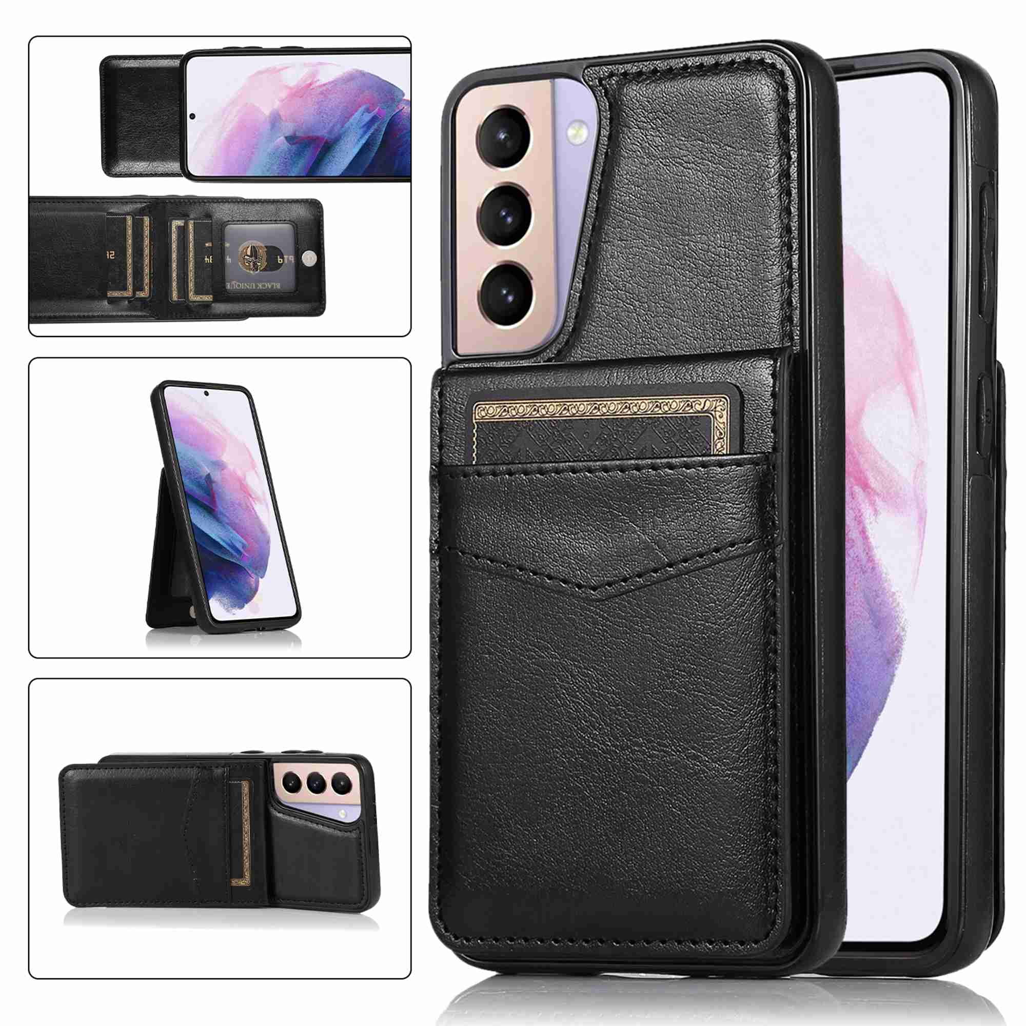 Dteck Back Wallet Phone Case for Samsung Galaxy S21 4G 5G with ID ...