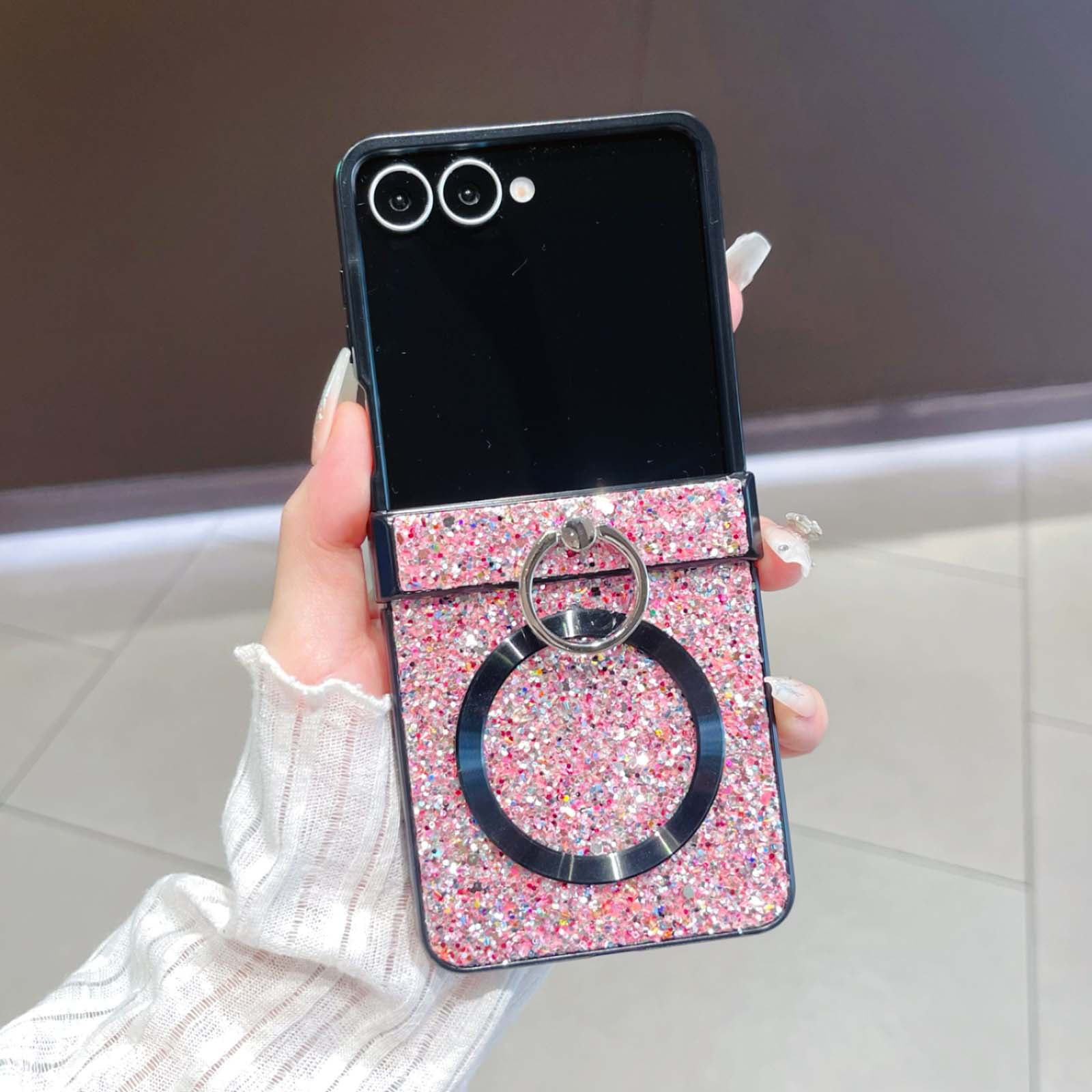 Dteck Bling Glitter Case for Samsung Galaxy Z Flip 6,Samsung Galaxy Z ...