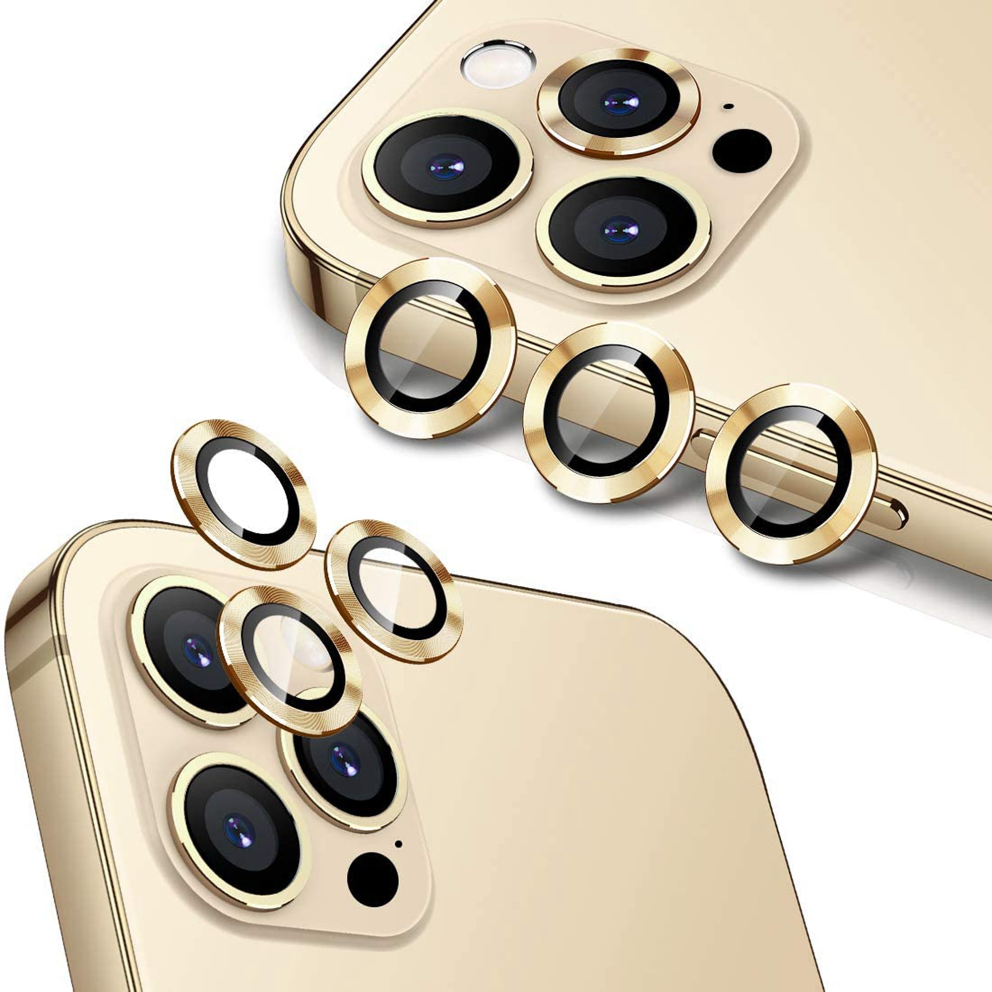 Dteck Camera Lens Protector for iPhone 12 Pro Max, Metal Full Cover ...