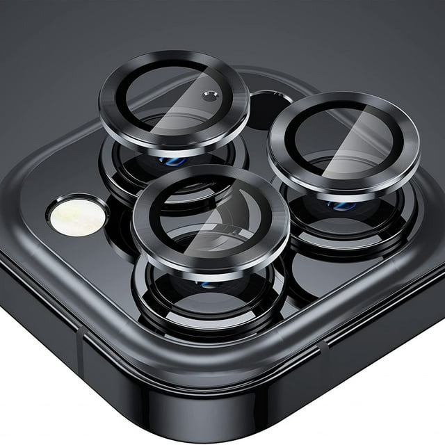 Dteck Camera Lens Protectors for iPhone 13 Pro, Metal Full Cover ...