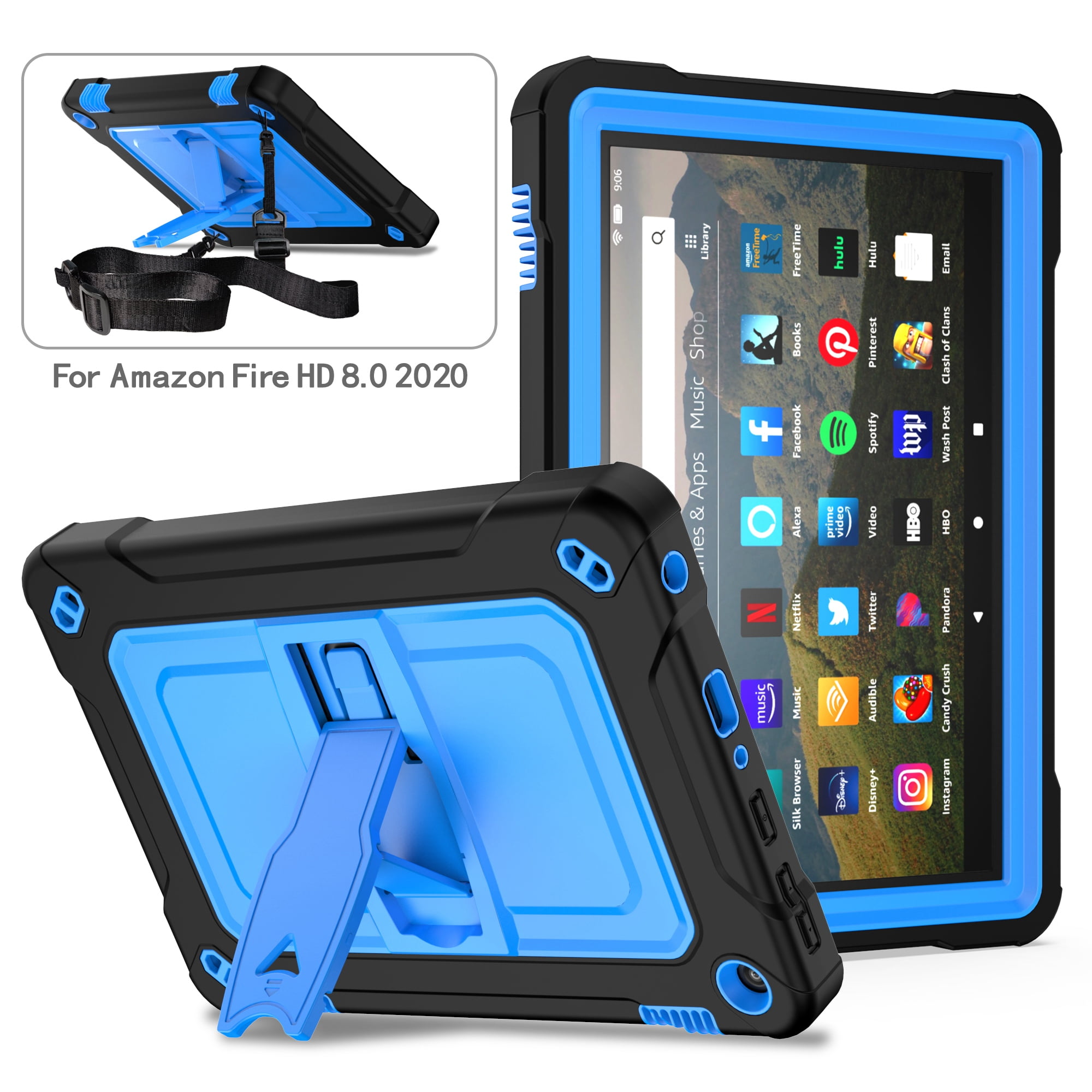 Dteck Case for All-New Kindle Fire HD 8 Tablet(10th Generation 2020 ...