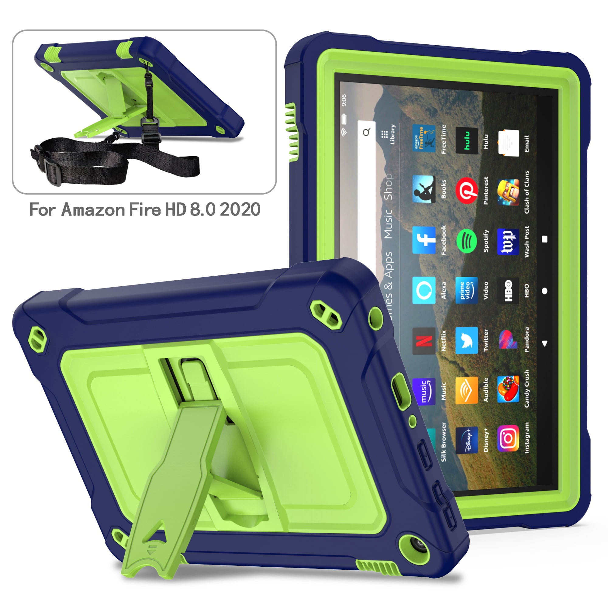 Dteck Case for All-New Kindle Fire HD 8 Tablet(10th Generation 2020 ...