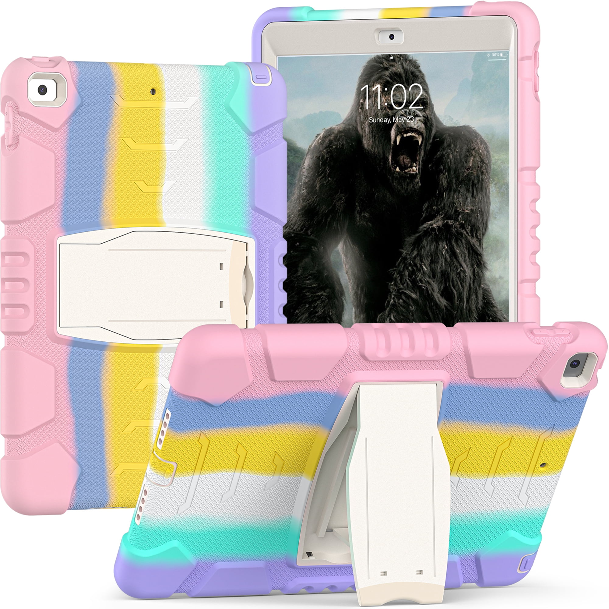 Dteck Case for Apple iPad 8th Generation 10.2" (2020),Shockproof Rubber ...
