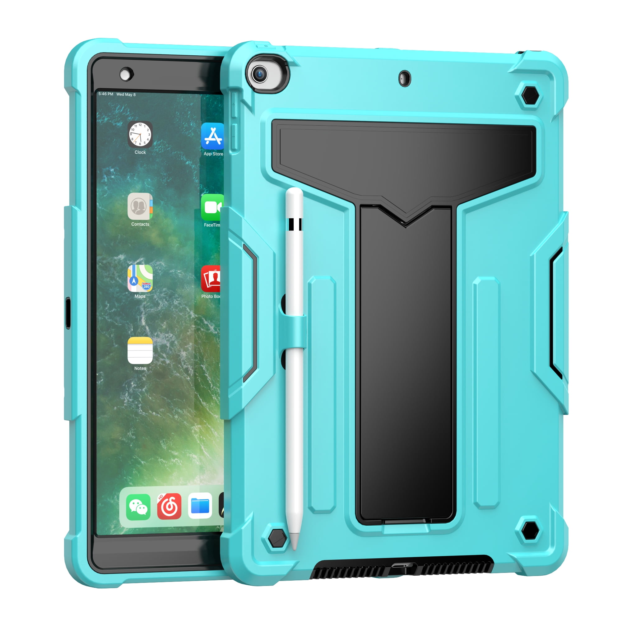 Dteck Case for Apple iPad 9th Generation 10.2-inch (2021),Shockproof ...