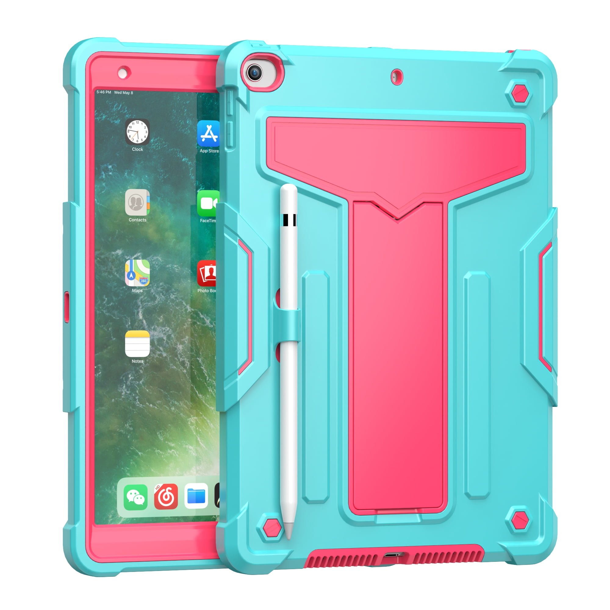 Dteck Case for Apple iPad 9th Generation 10.2-inch (2021),Shockproof ...