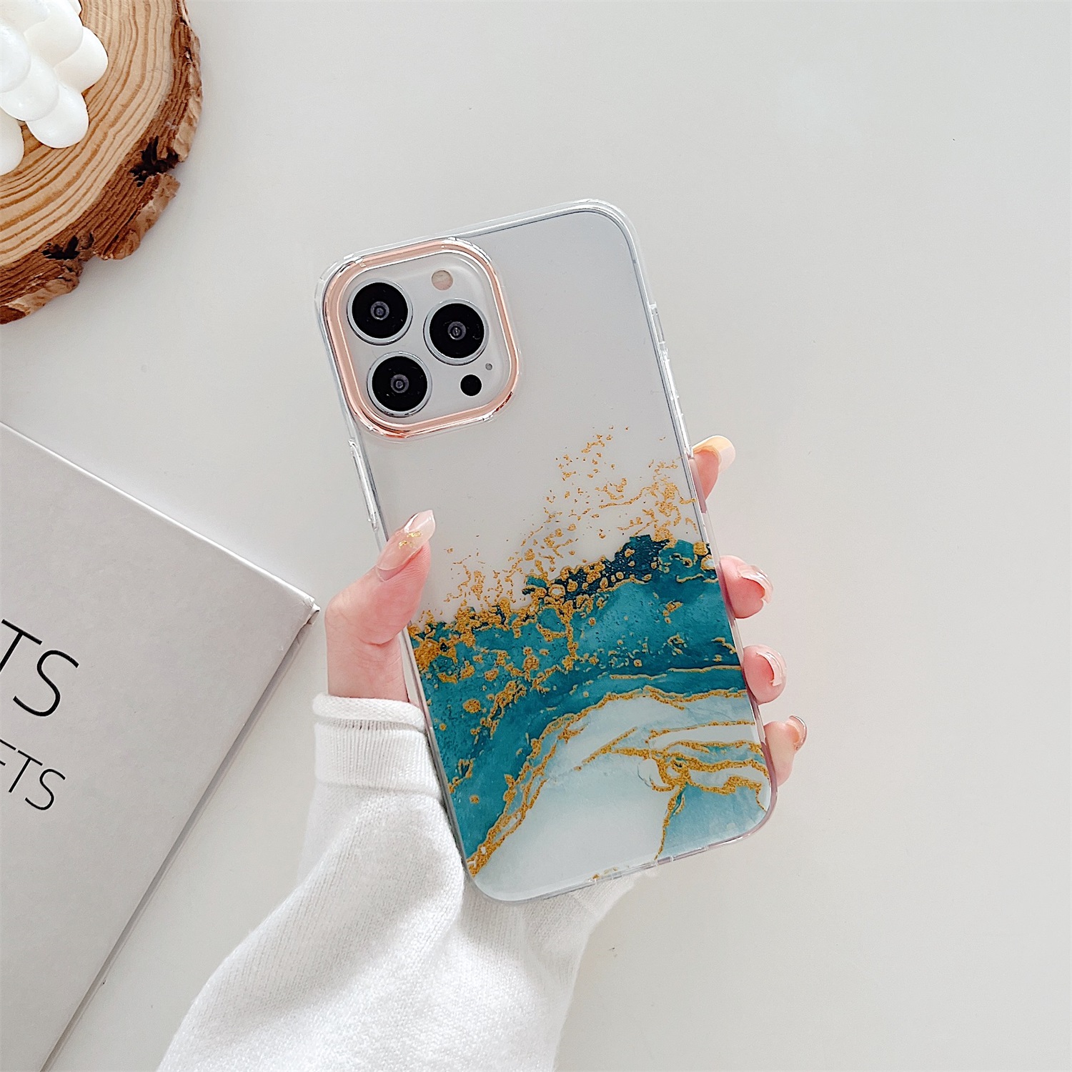 Dteck Case Compatible with iPhone 13 Pro Max 6.7 Inch, Sturdy Shell ...