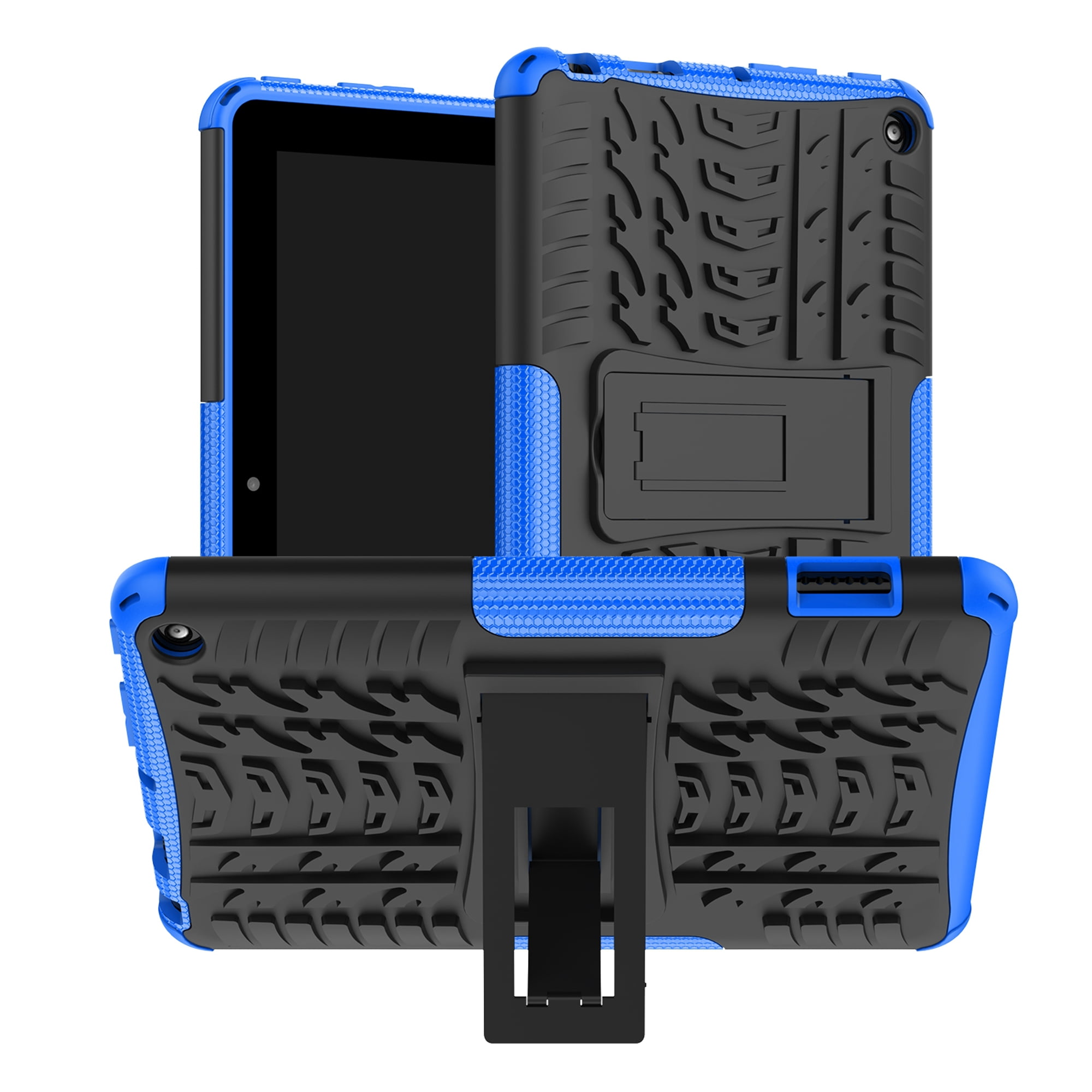 Dteck Case for Fire 7 2022 Release-12th Generation Dual Layer Heavy ...