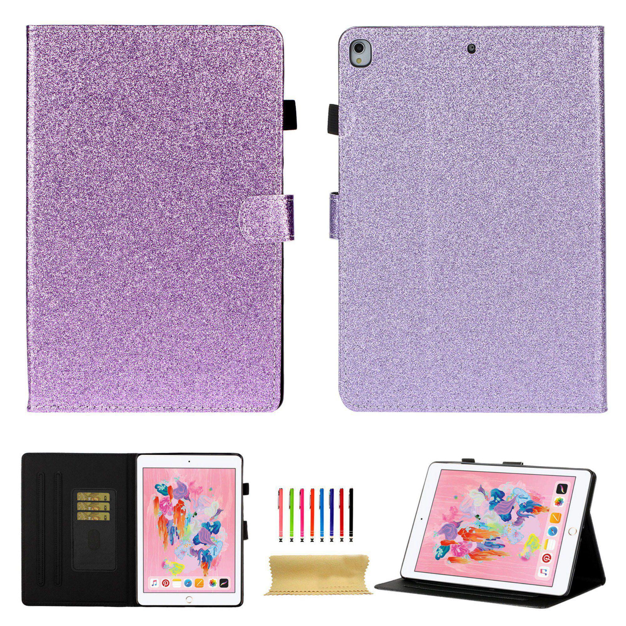 Dteck Case For Apple iPad 10.2 inch 2019, iPad 7th Gen Case, Glitter PU ...