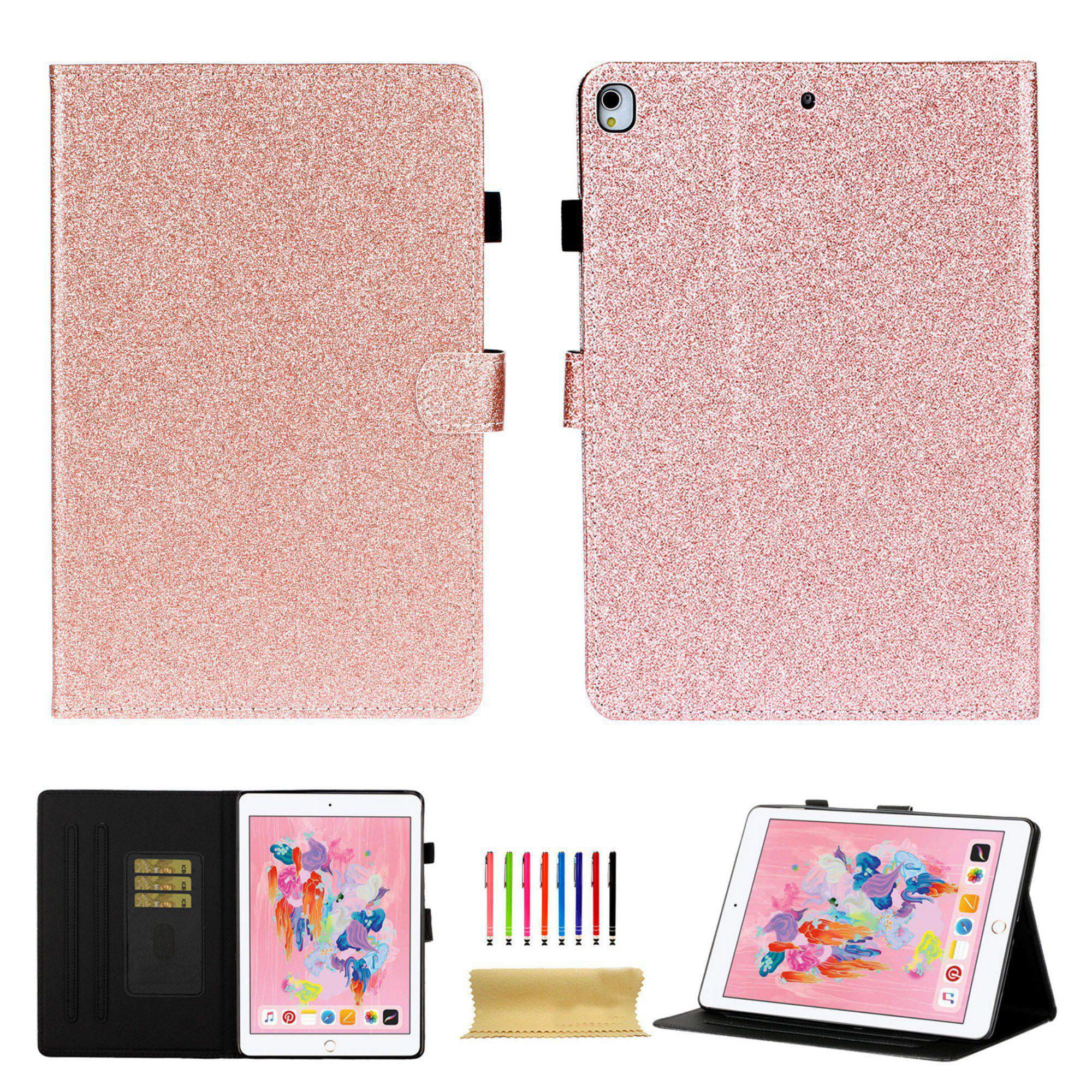 Dteck Case For Apple iPad 10.2 inch 2019, iPad 7th Gen Case, Glitter PU ...