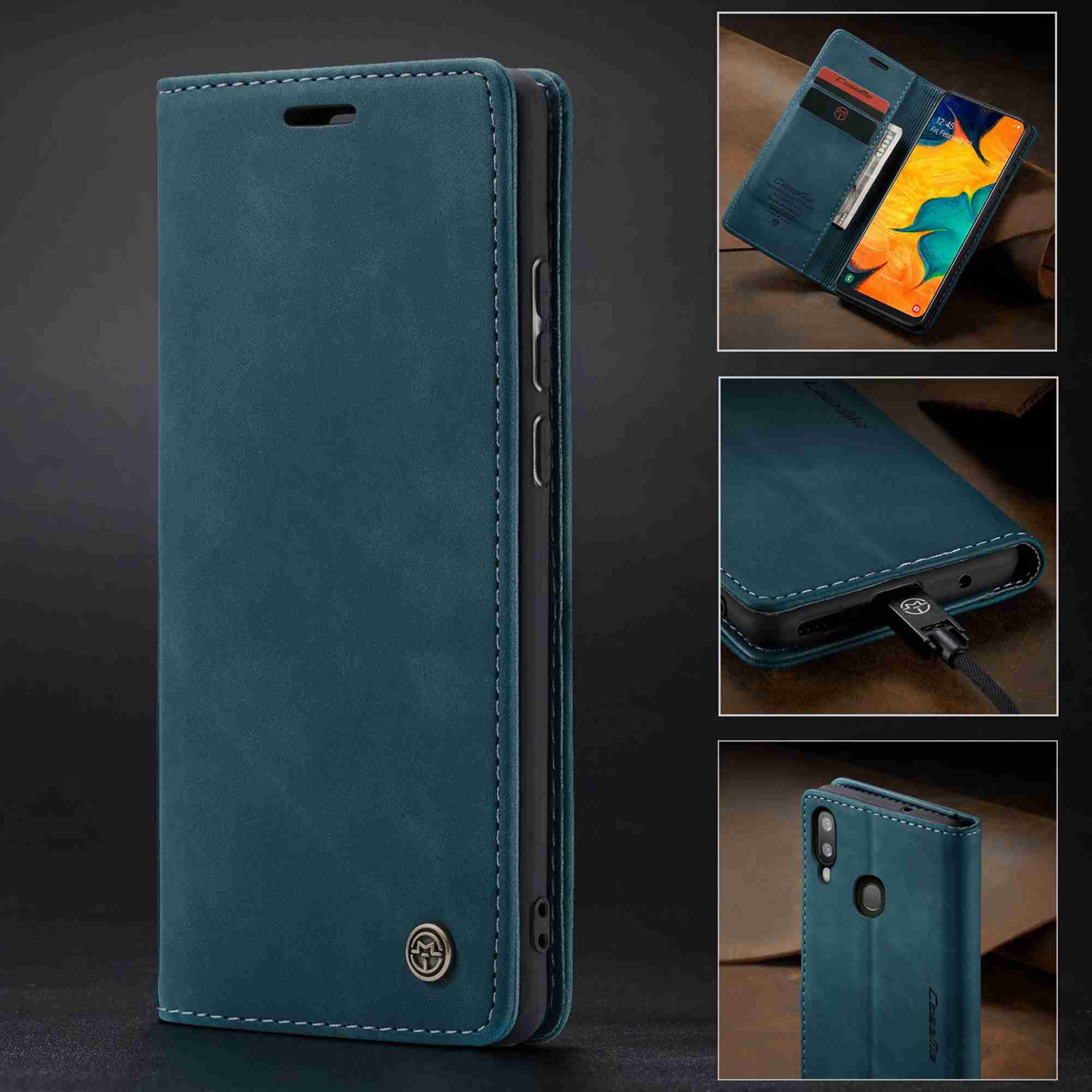 Dteck Case For Samsung Galaxy A50 CaseMe Retro Style Wallet Phone Case ...