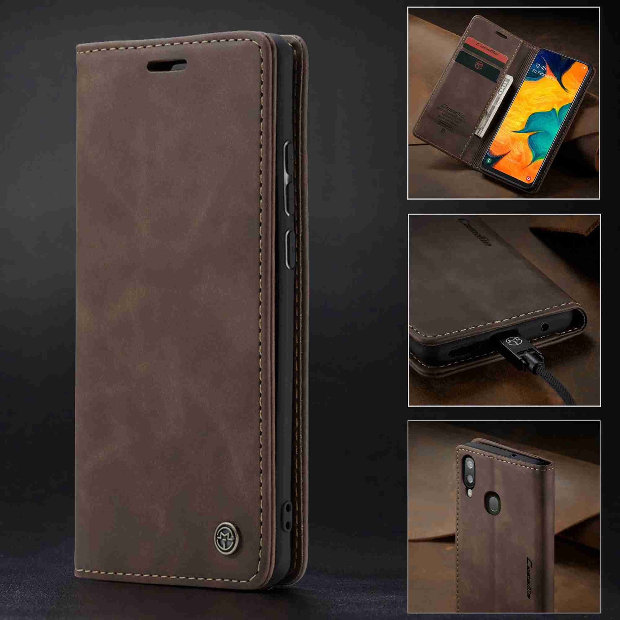 Dteck Case For Samsung Galaxy A50 CaseMe Retro Style Wallet Phone Case ...