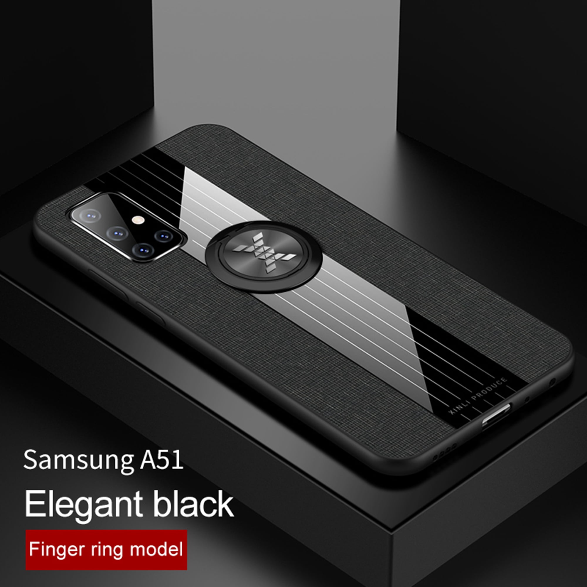 Dteck Case For Samsung Galaxy A51 4G (6.5 inches),Ultra Slim Ring ...