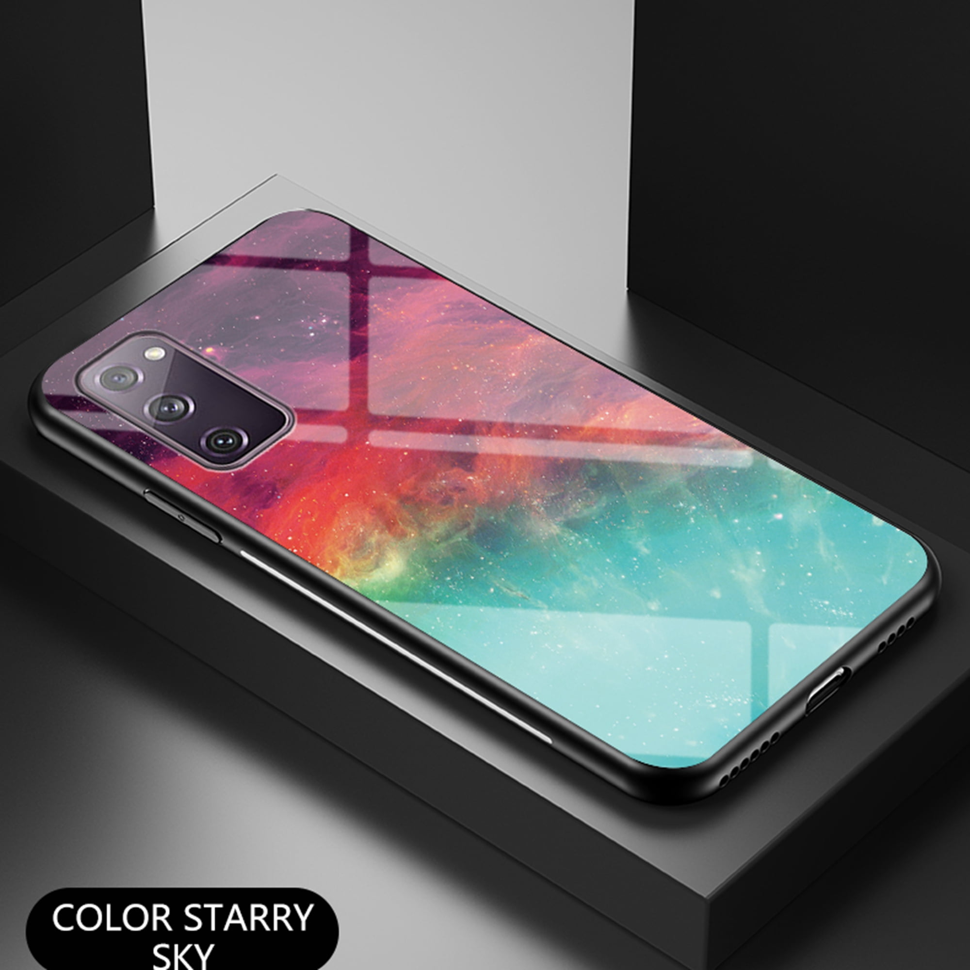 Dteck Case For Samsung Galaxy S20 FE (6.5 inches) 2020 Released, Shockproof Luxury 9H Tempered ...