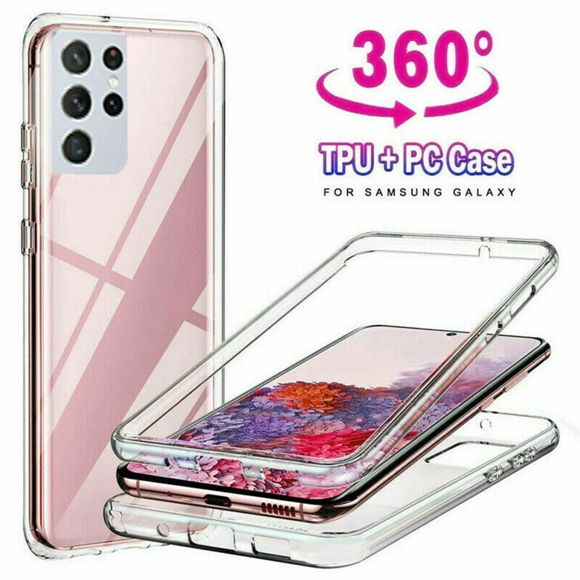 Dteck Case For Samsung Galaxy S21 Ultra 6.8-inch,Hybrid PC Back Case ...