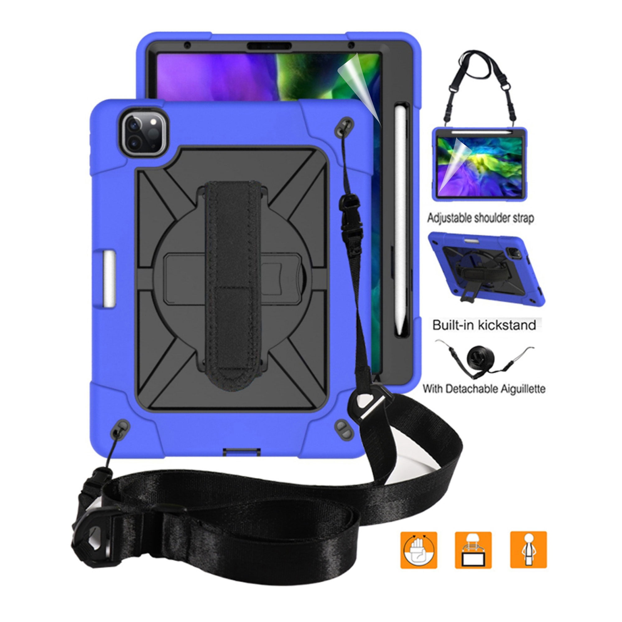 Dteck Case For iPad Pro 11" 2nd Generation Case with Screen Protector ...