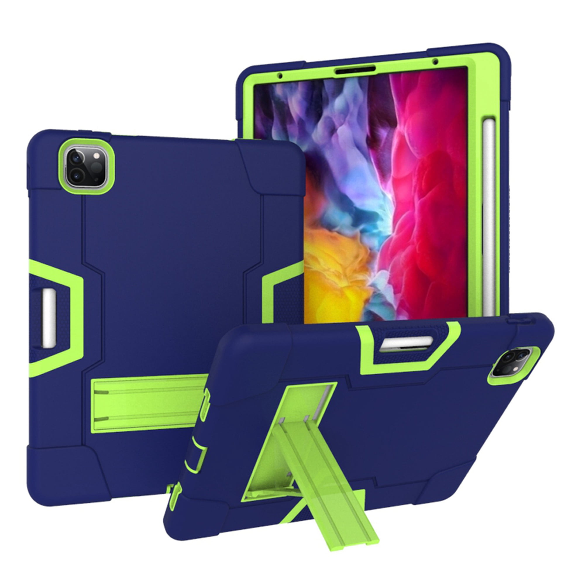 Dteck Case For iPad Pro 12.9" 5th Generation 2021,Shockproof Rubber ...