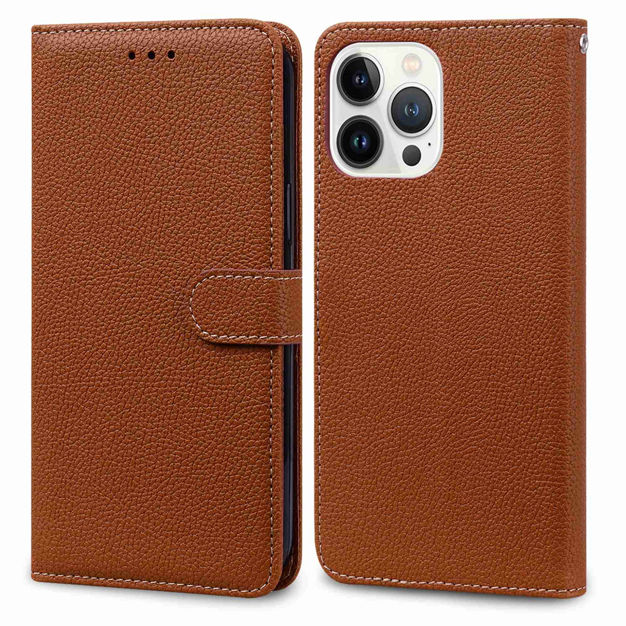 Dteck Case Fro iPhone 13 Pro Max,Shockproof Magnetic PU Leather ...