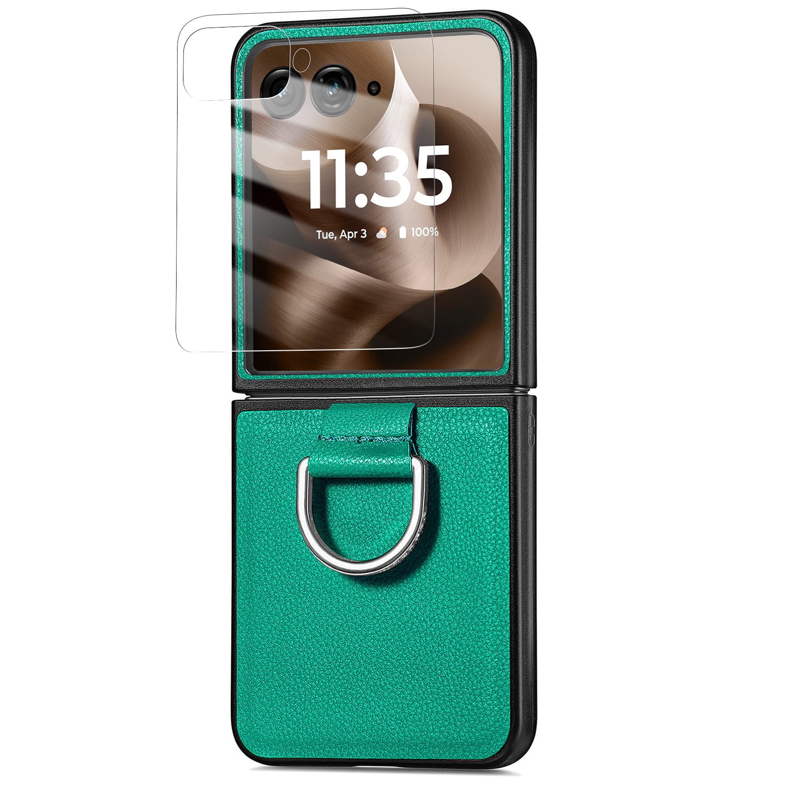 Dteck Case with Front Screen Protector for Motorola Razr 2024/2025,Slim ...