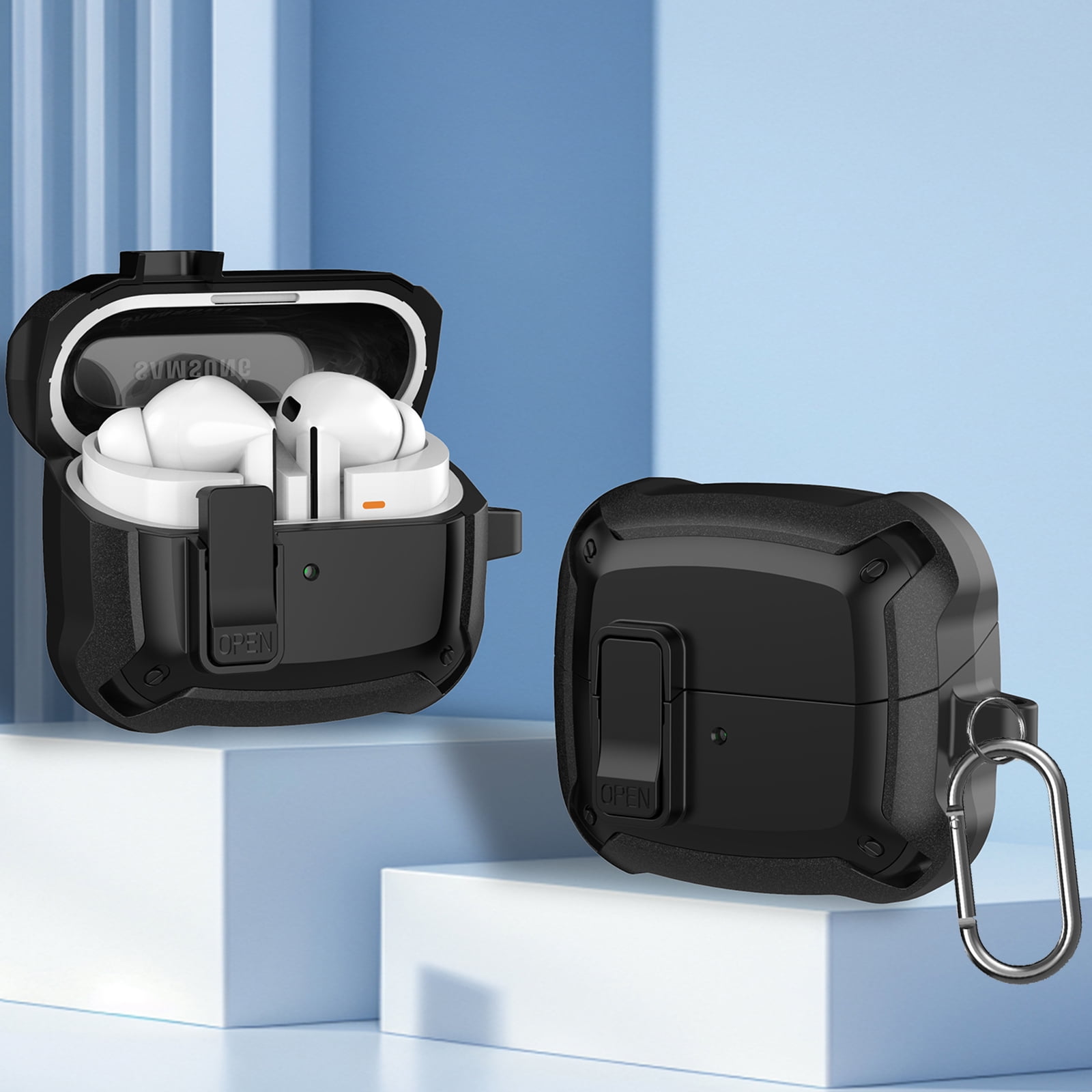 Dteck Case for Galaxy Buds 3 Case / Buds 3 Pro Case 2024 Secure Lock ...