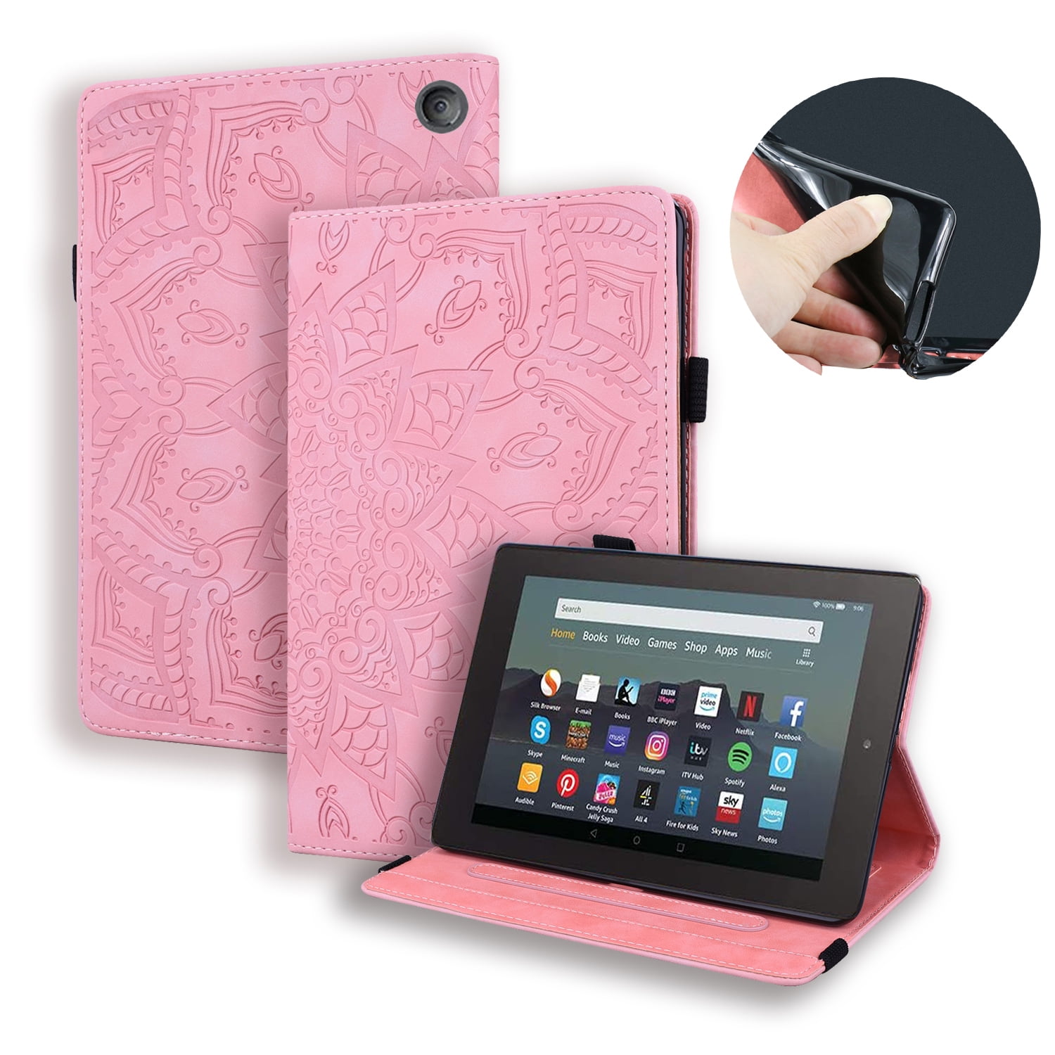 Dteck Case for Kindle Fire 7 Tablet (12th Generation, 2022 Release ...