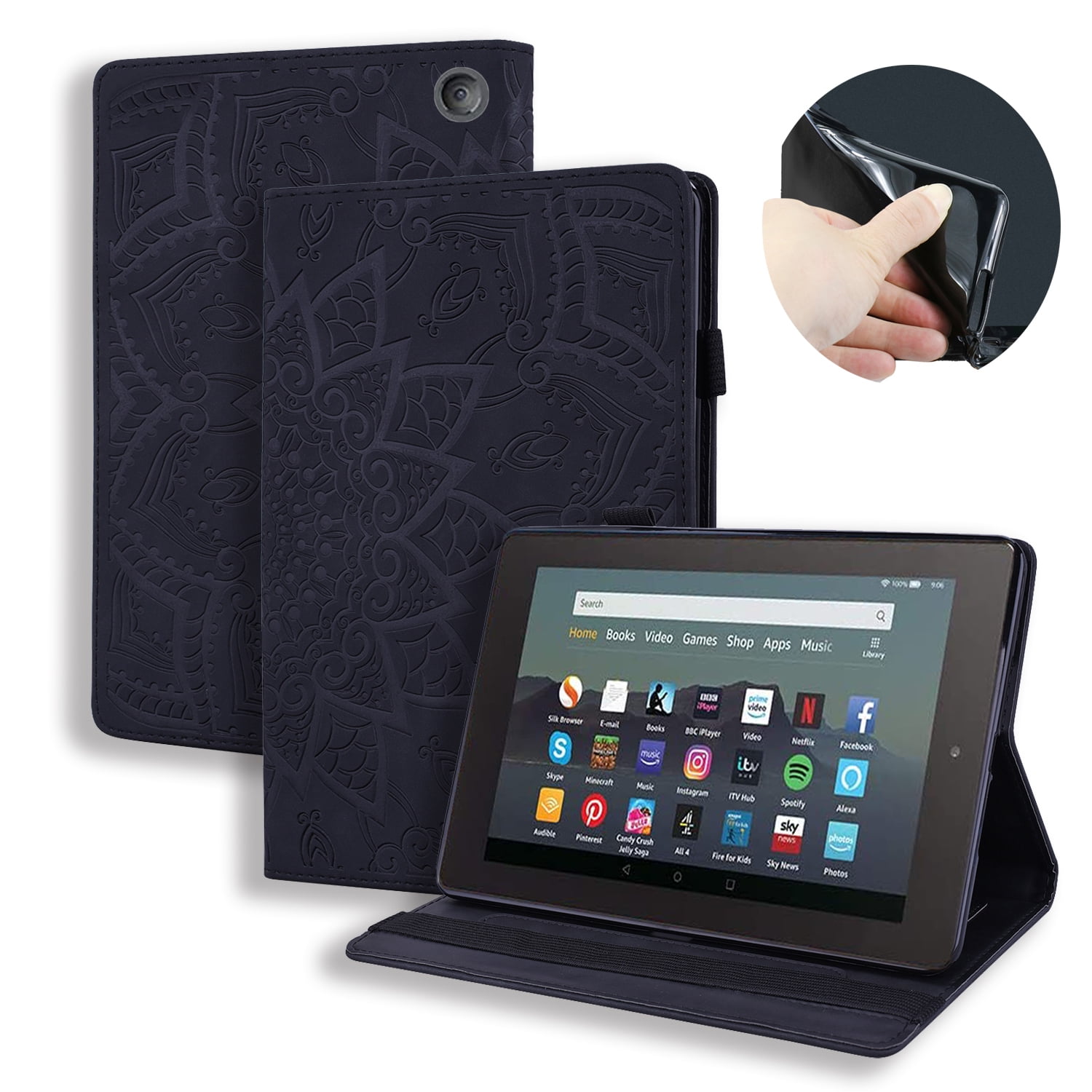 Dteck Case for Kindle Fire 7 Tablet (12th Generation, 2022 Release ...