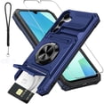 Dteck Case for Samsung Galaxy A16 5G with HD Screen Protector & Card ...