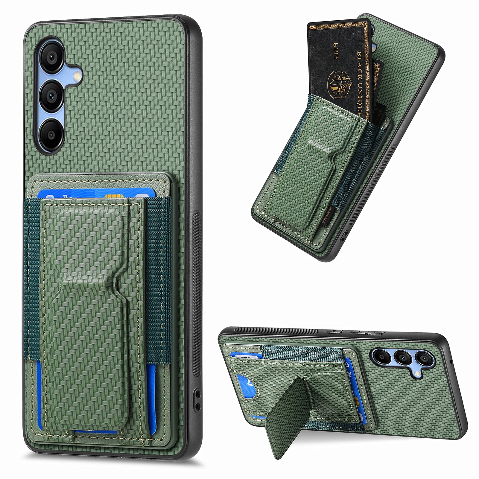 Dteck Case for Samsung Galaxy A35 5G,Shockproof Carbon Fibre Pattern ...