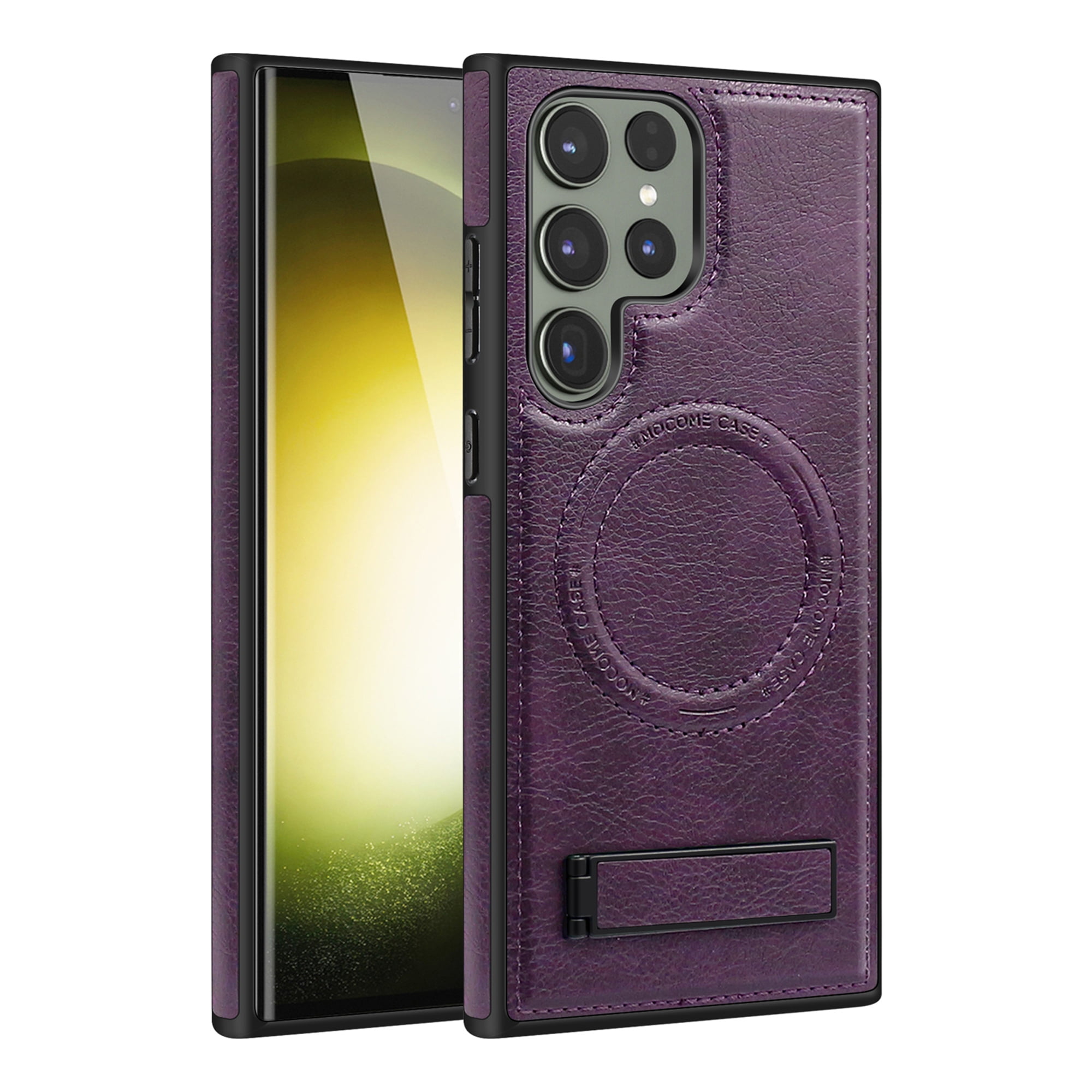 Dteck Case for Samsung Galaxy S23 Plus,Magnetic Leather Case Built-in ...
