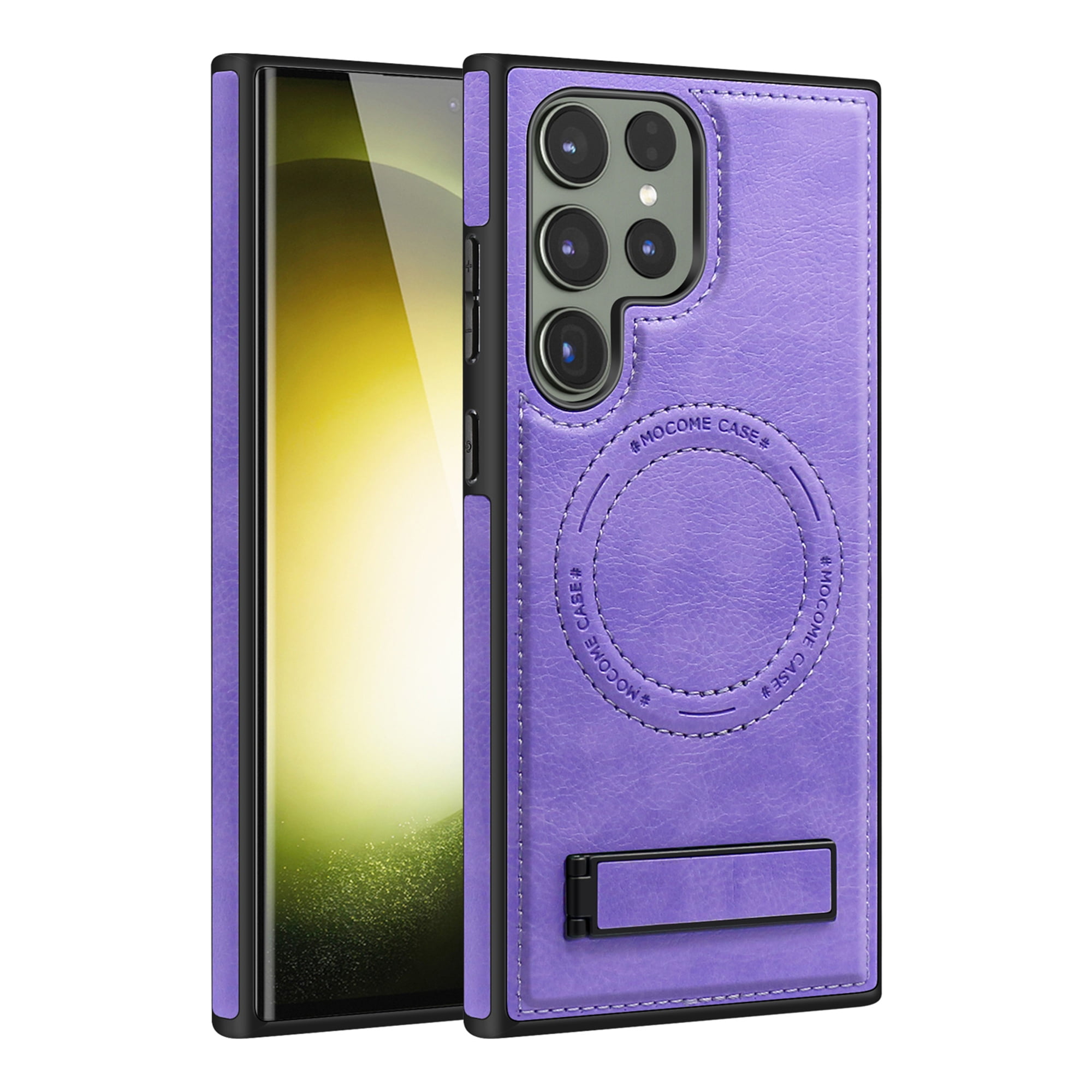 Dteck Case for Samsung Galaxy S23 Plus,Magnetic Leather Case Built-in ...