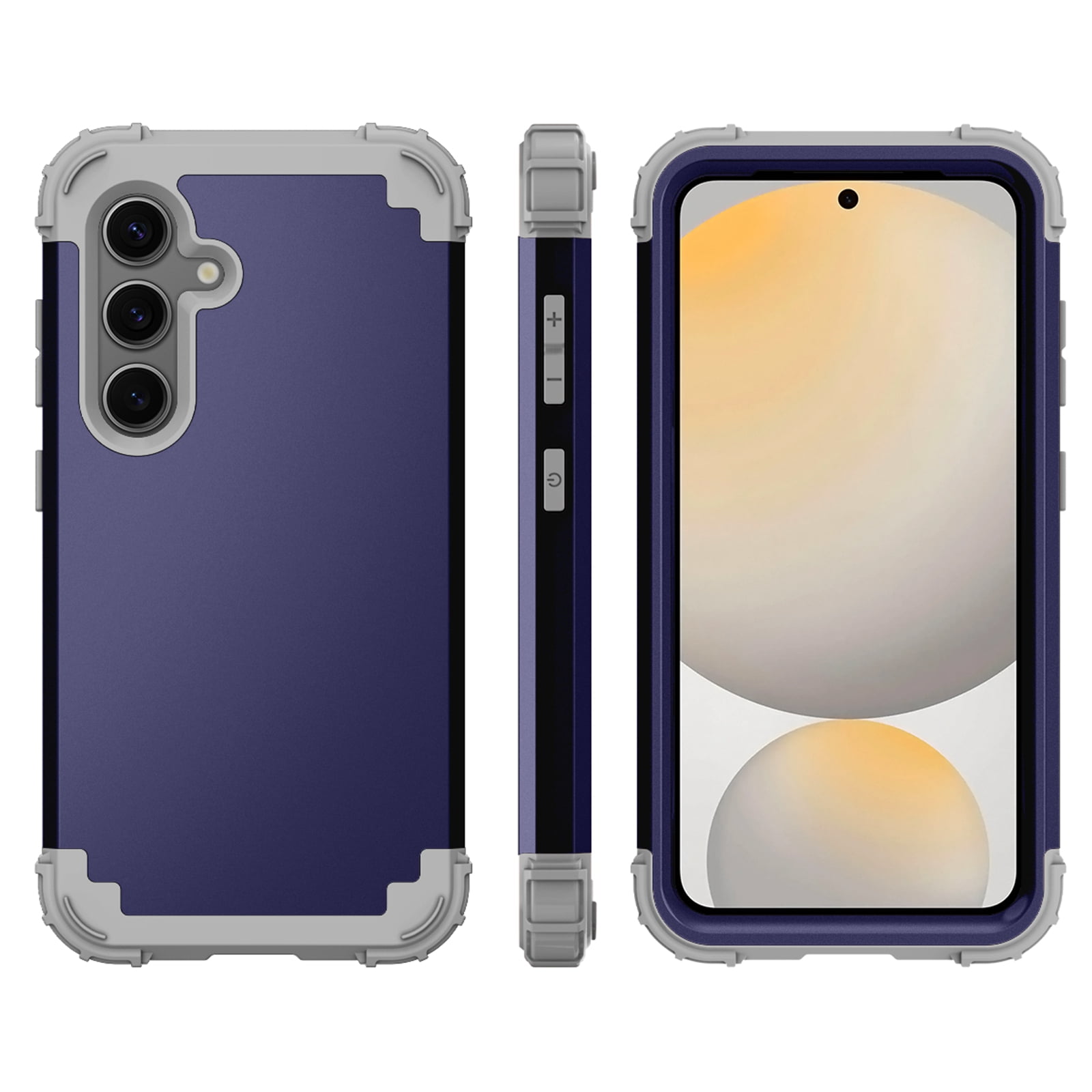 Dteck Case for Samsung Galaxy S24 FE,Three Layer Heavy Duty Shockproof ...