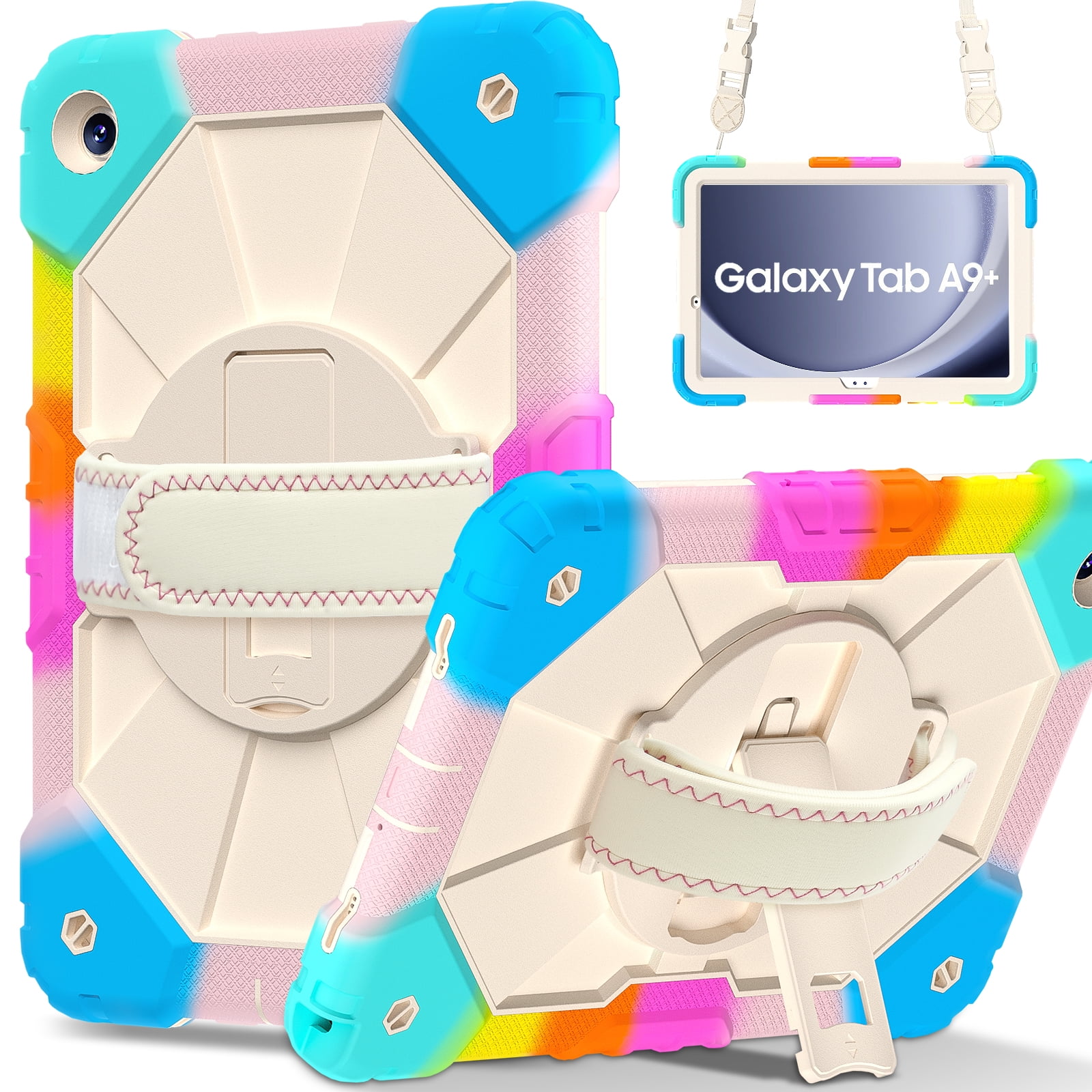 Dteck Case for Samsung Galaxy Tab A9+/ A9 Plus Case 11 Inch with Hand ...
