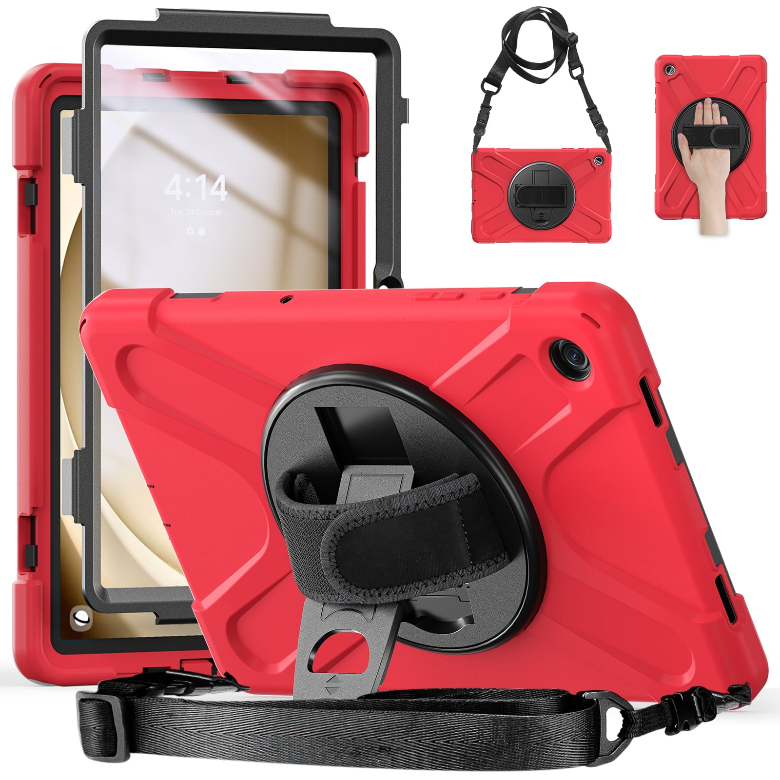 Dteck Case for Samsung Galaxy Tab A9 Plus 11 inch (SM-X210/X215/X216/X218),Heavy Duty Armor ...