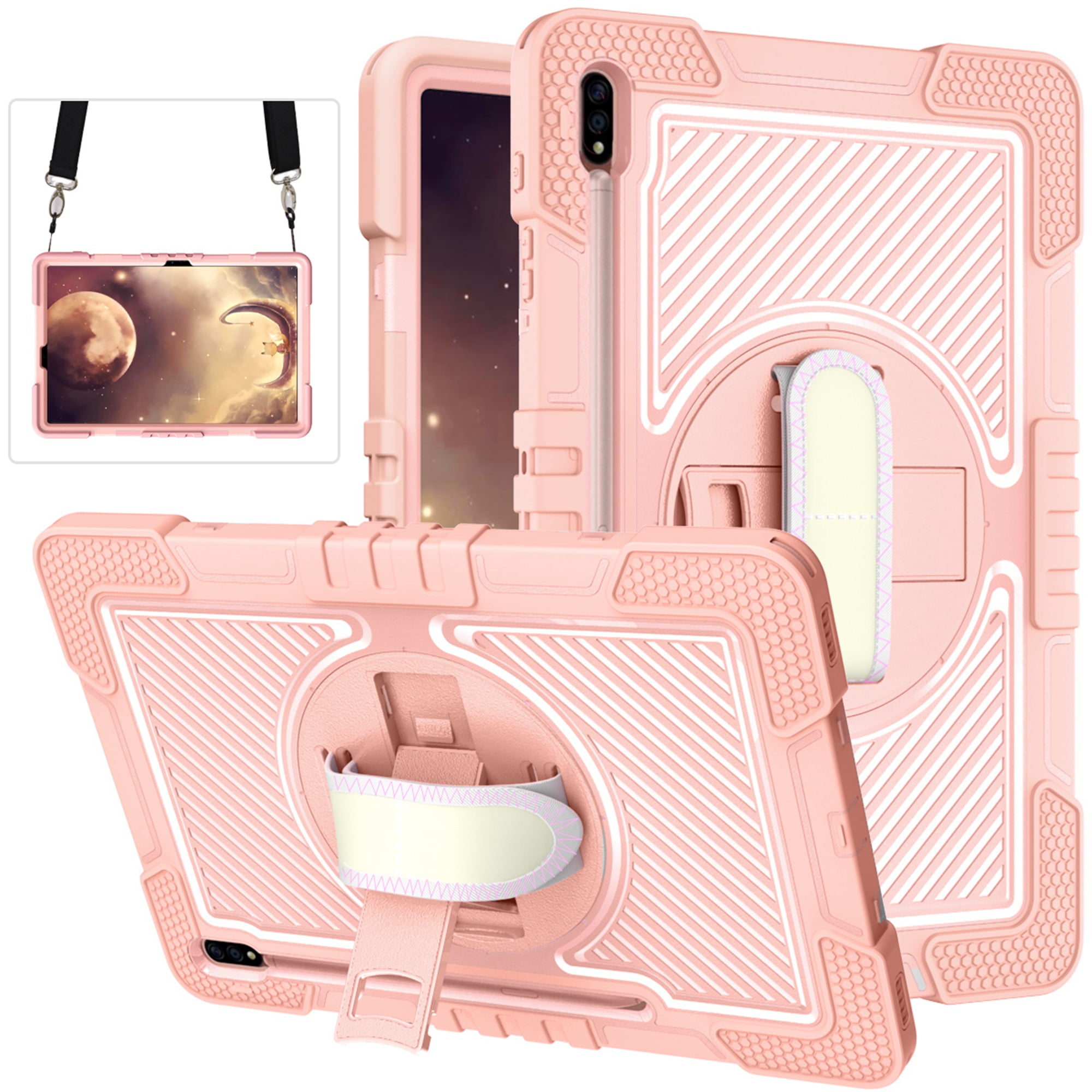 Dteck Case for Samsung Galaxy Tab S7 FE 12.4 in 2021 SM-T730/T736B ...