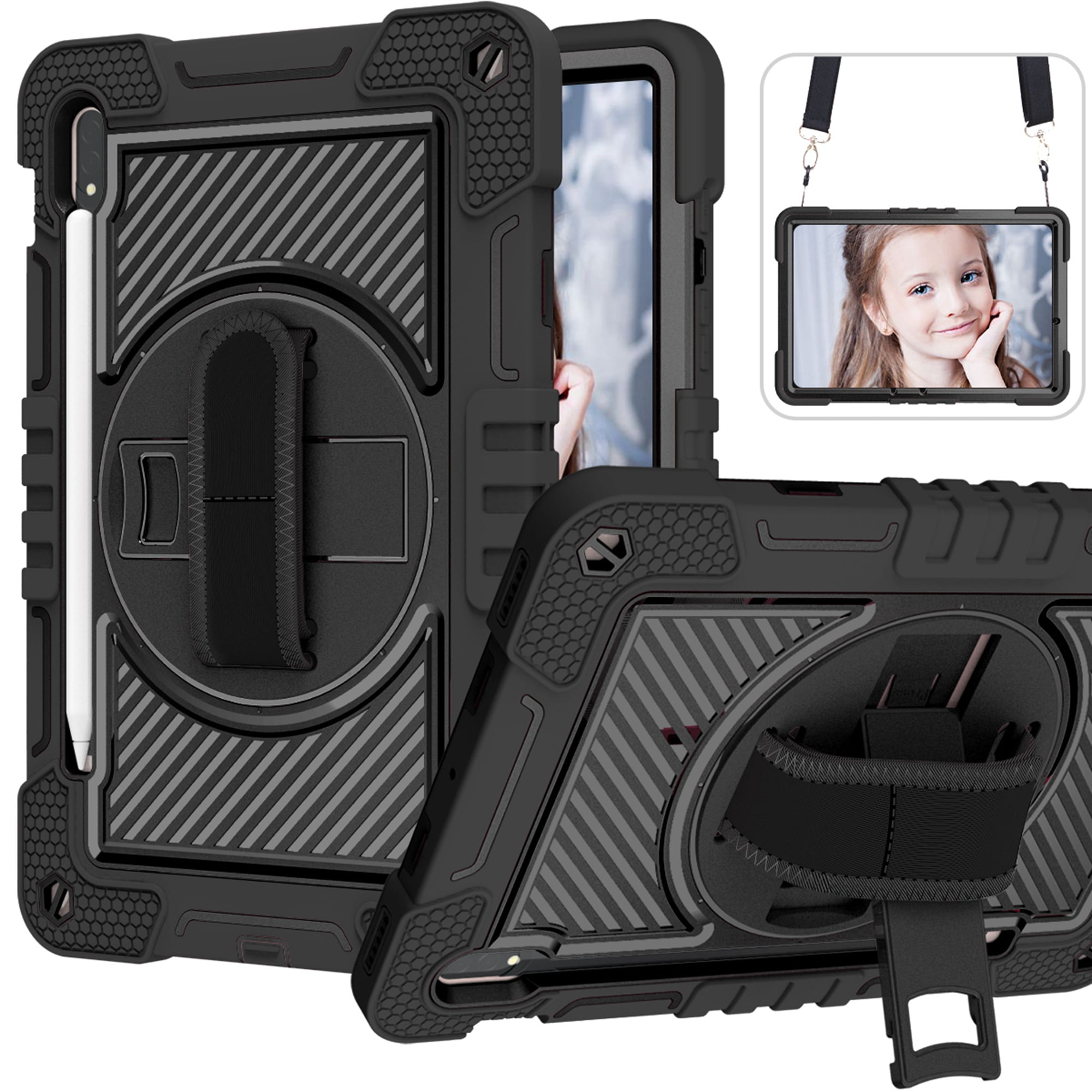 Dteck Case for Samsung Galaxy Tabn S9 / S9 FE 5G Tablet Case with 360 ...