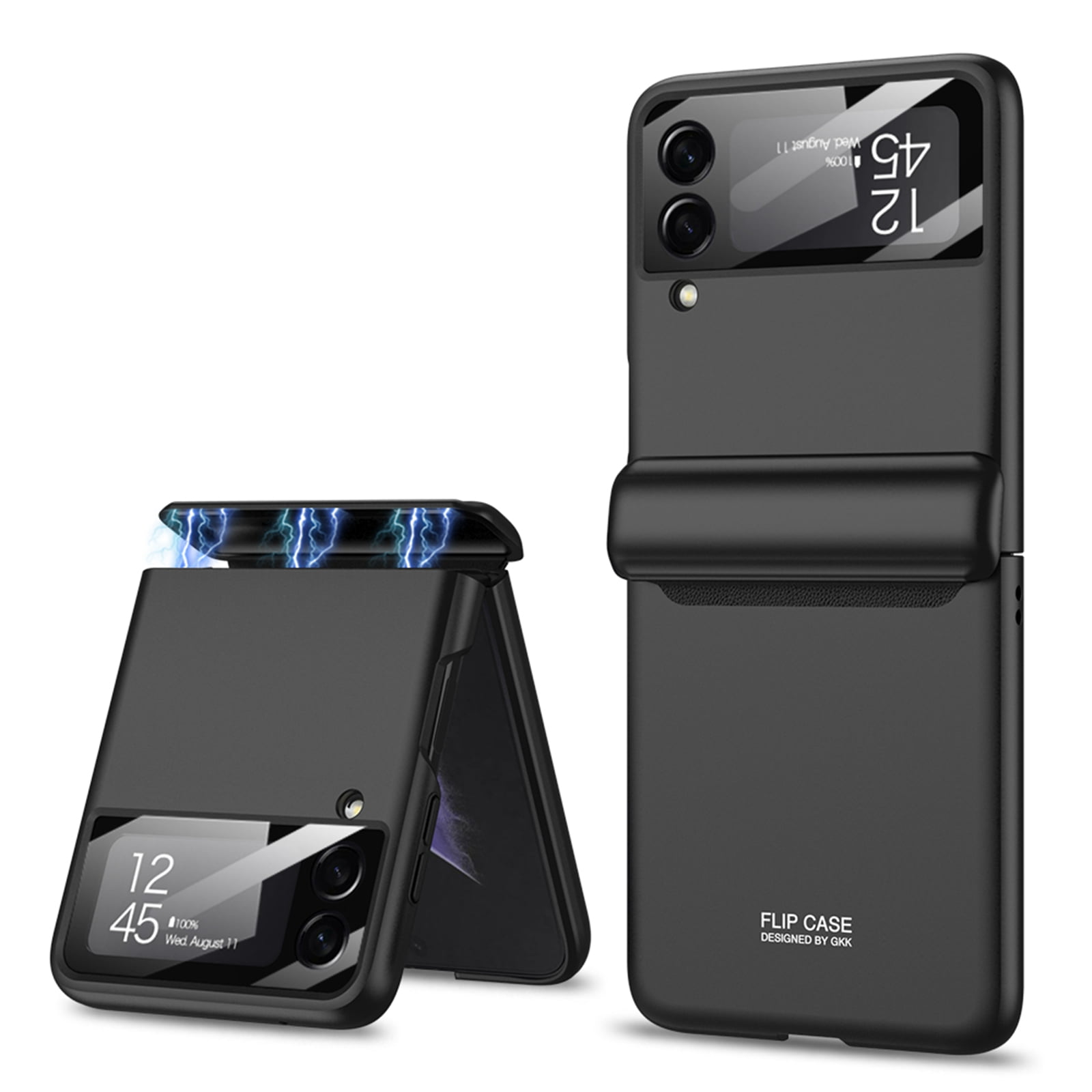 Dteck Case for Samsung Galaxy Z Flip 4,Hinge Protection Cover Silm PC ...