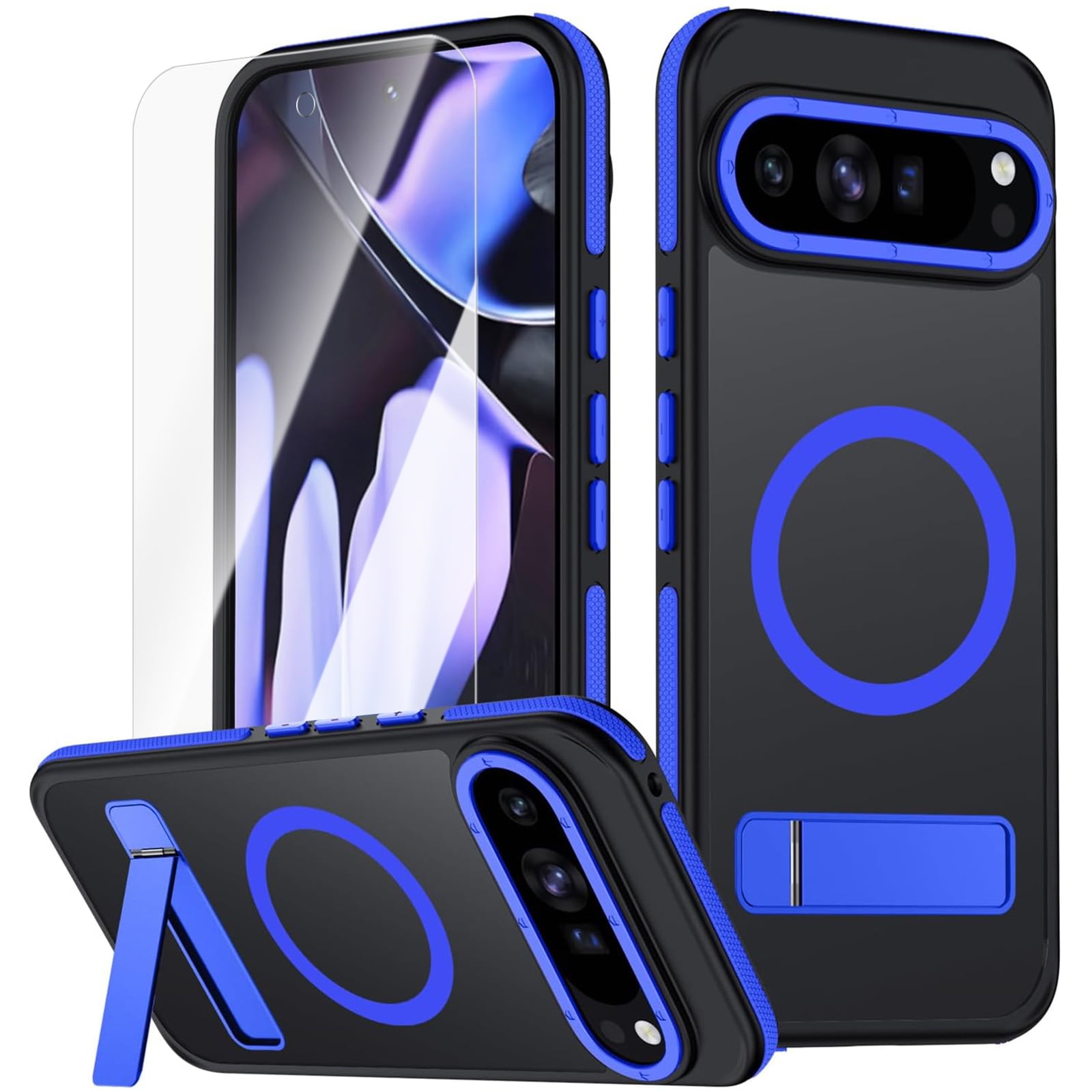 Dteck Case with Screen Protector for Google Pixel 9 Pro XL ,Shockproof ...