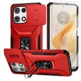 Dteck Case with Tempered Glass Screen Protector for Motorola Edge (2025 ...