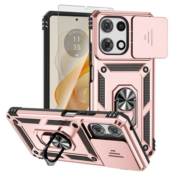 Dteck Case with Tempered Glass Screen Protector for Motorola Moto G ...