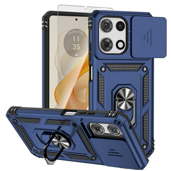 Dteck Case with Tempered Glass Screen Protector for Motorola Moto G ...