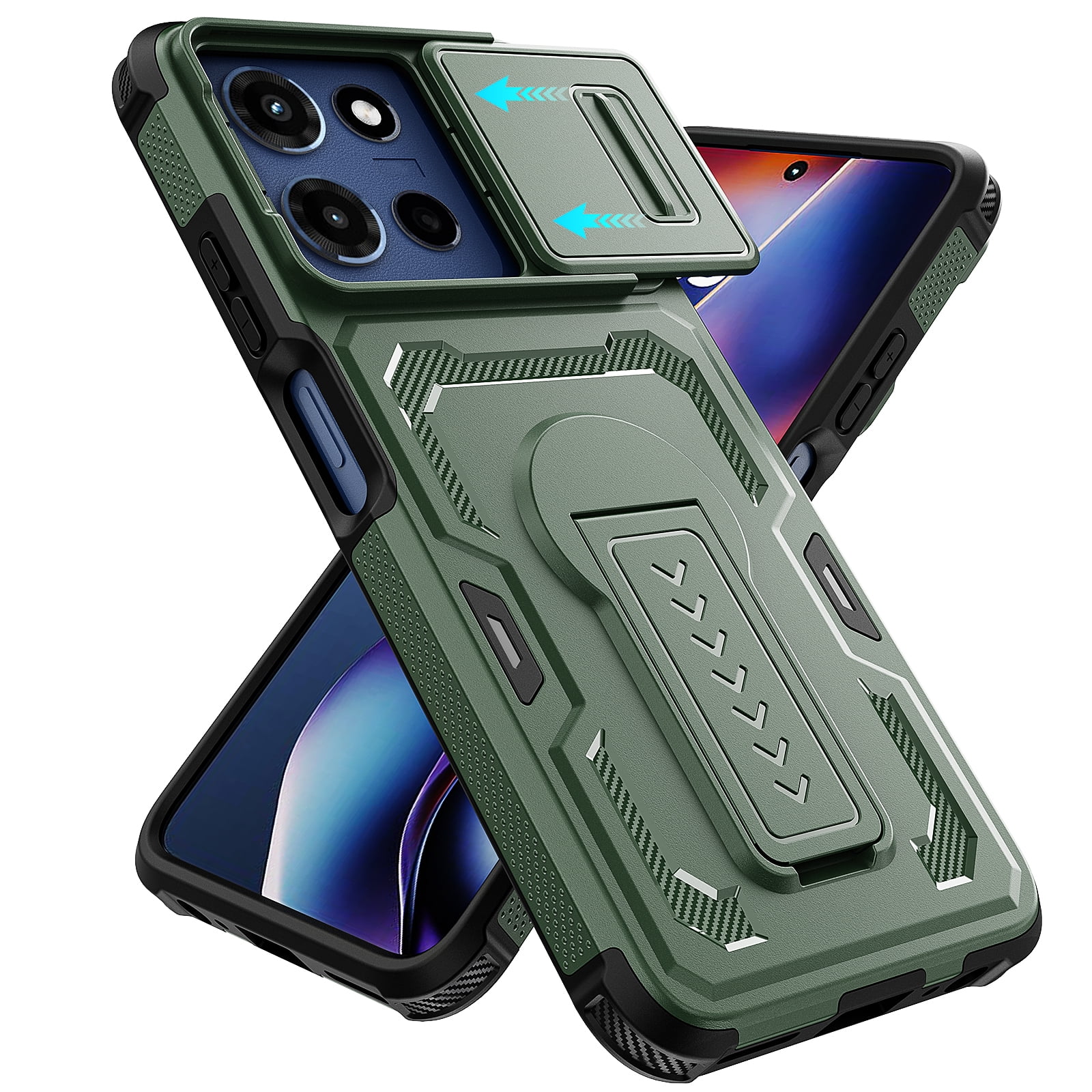 Dteck Case for Motorola Moto G 5G 2025, Camera Cover Sliding Design ...