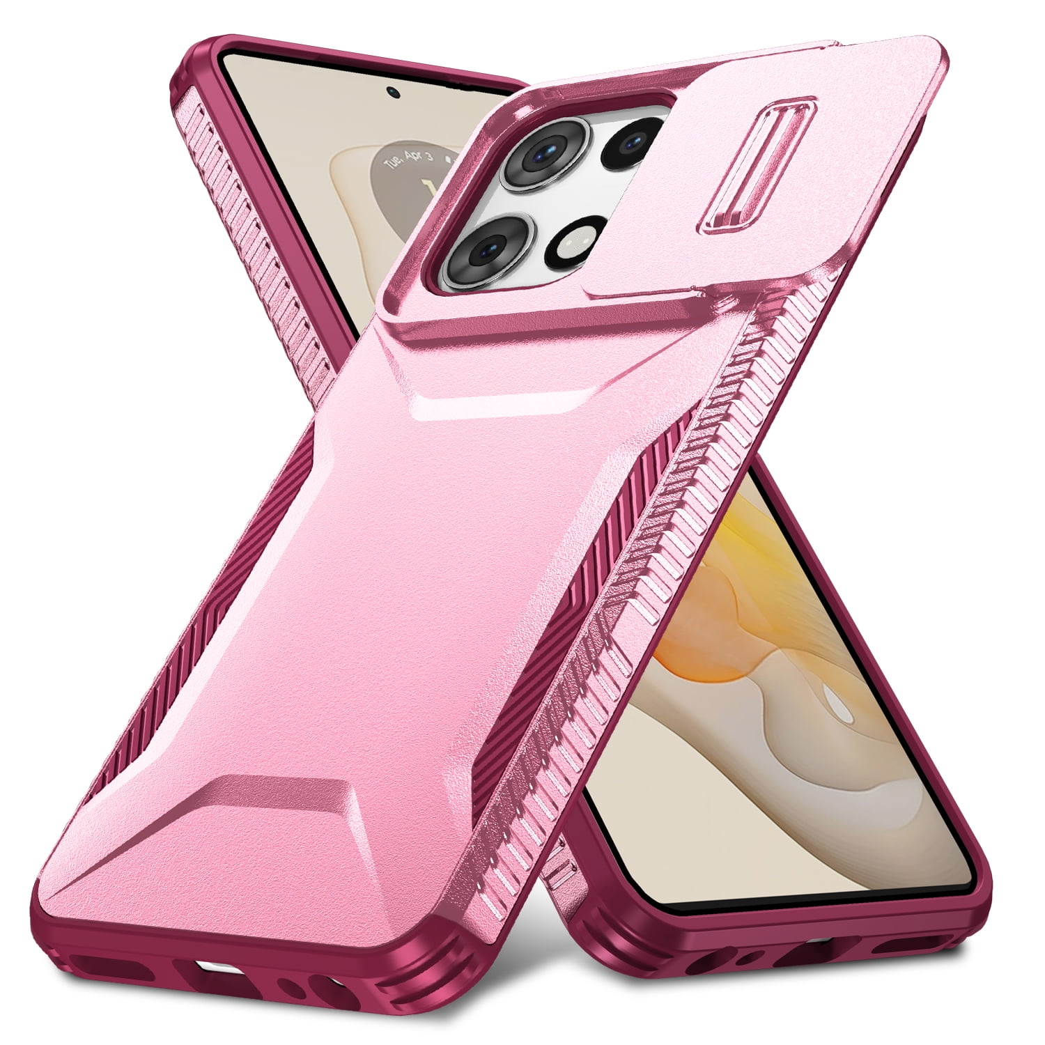 Dteck Case for Motorola Moto G Stylus 5G (2025),Shockproof TPU+PC Case ...