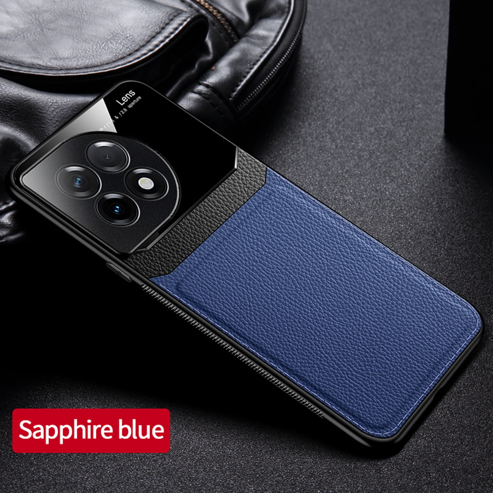 Dteck Case for OnePlus 11,Shockproof Leather Case Slim Rubber Back ...