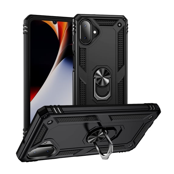 Dteck Case for Samsung Galaxy A07,Shockproof TPU+PC Case Ring Holder ...