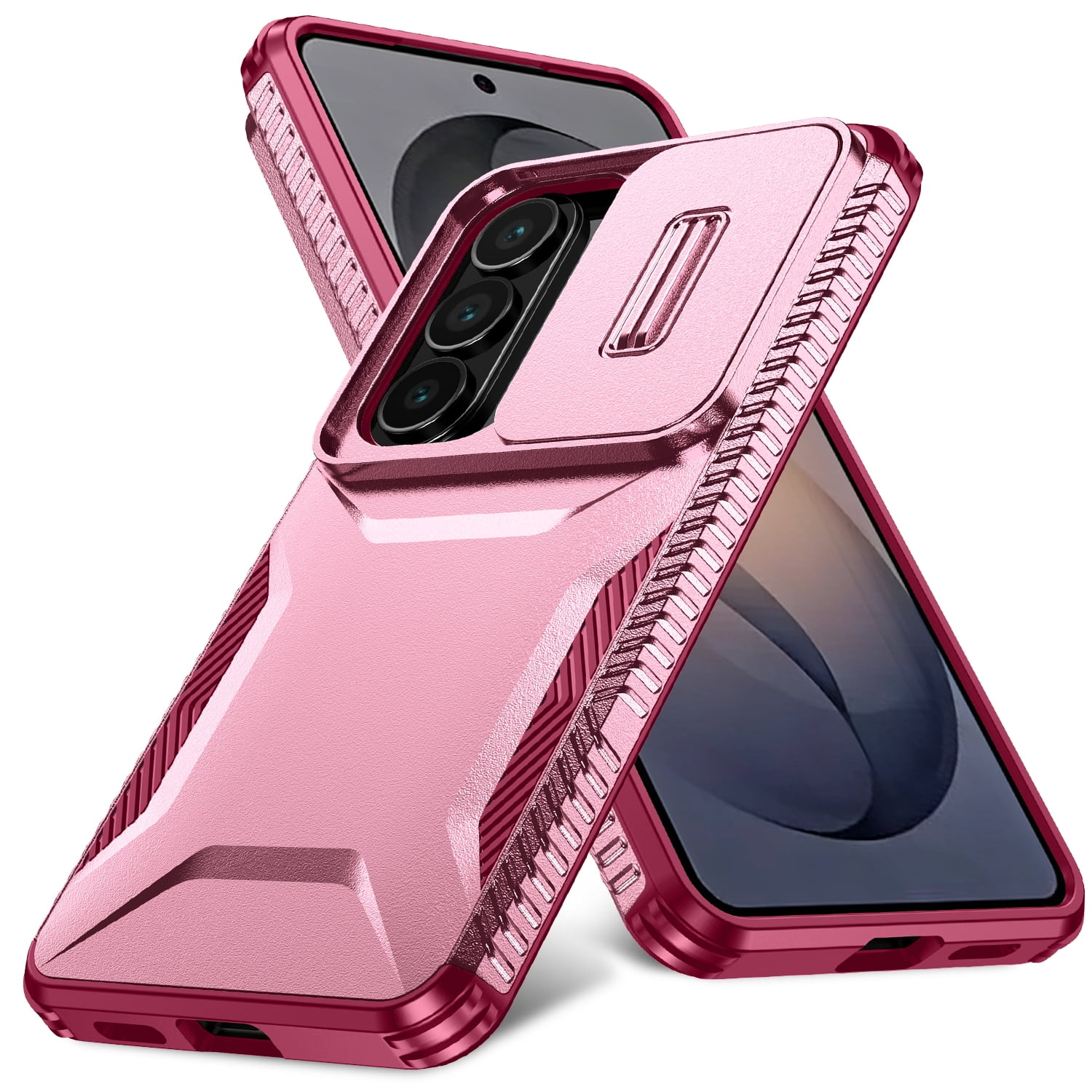 Dteck Case for Samsung Galaxy A57 5G,Shockproof TPU+PC Case Sliding ...