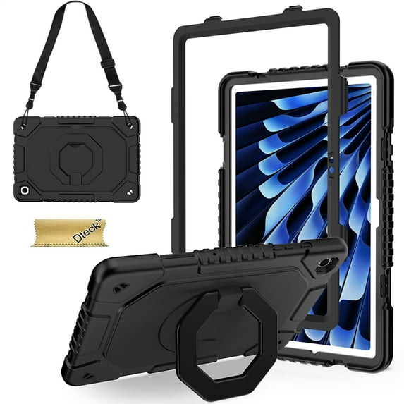 Dteck Case for Samsung Galaxy Tab A11+/Galaxy Tab A9+ 11", Rotate Stand ...