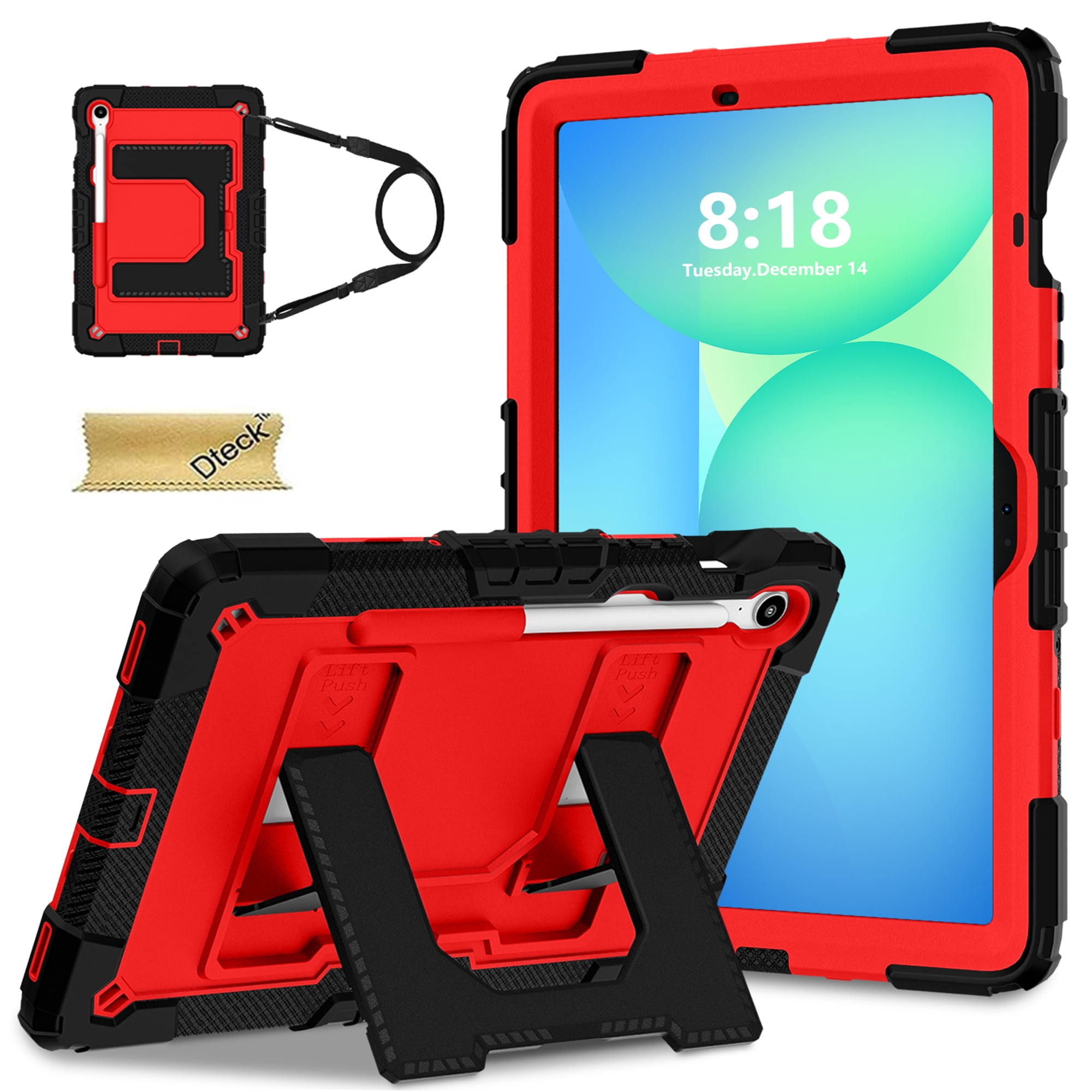 Dteck Case for Samsung Galaxy Tab S10 Lite / S10 FE / S9 FE 5G / S9 ...