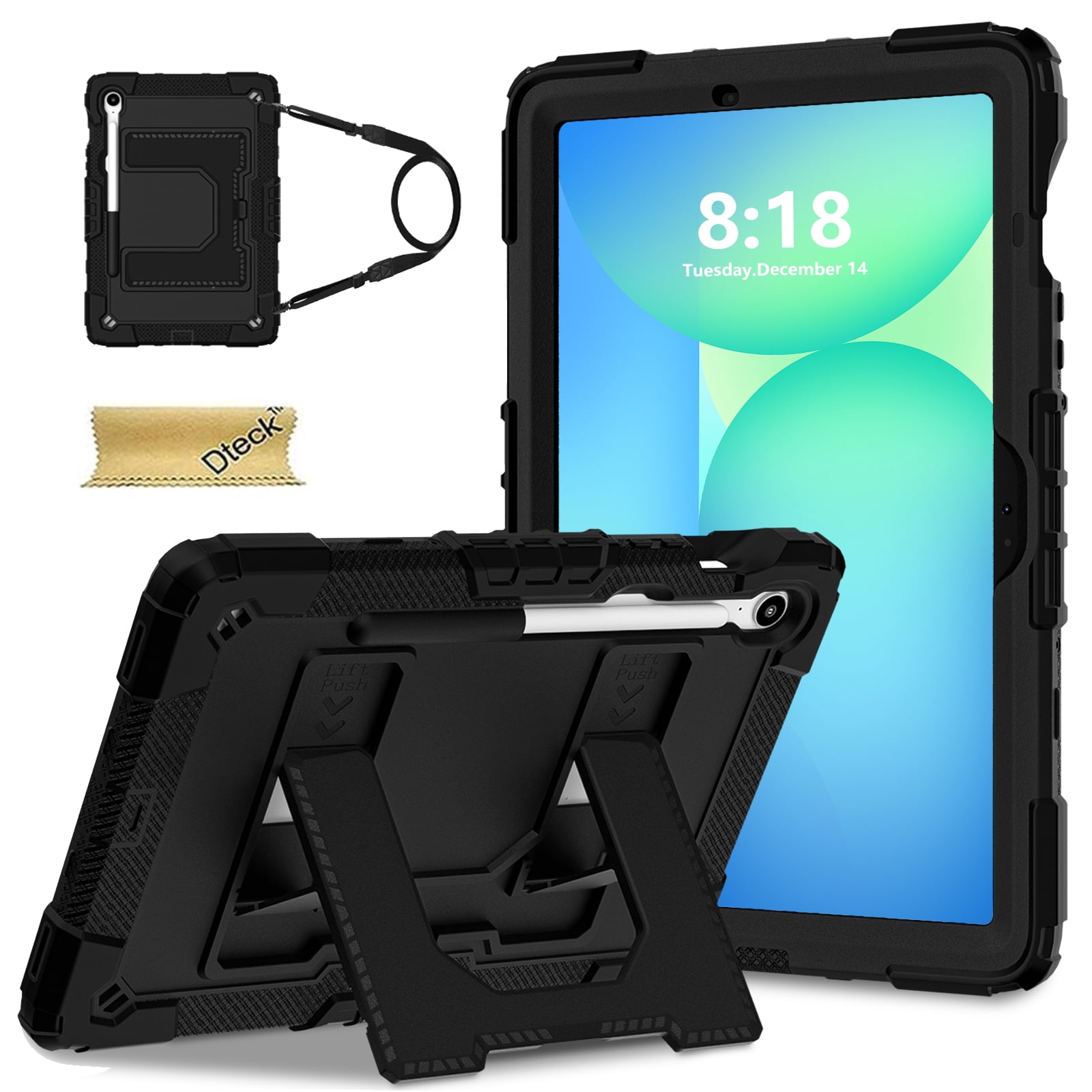 Dteck Case for Samsung Galaxy Tab S10 Lite / S10 FE / S9 FE 5G / S9 ...