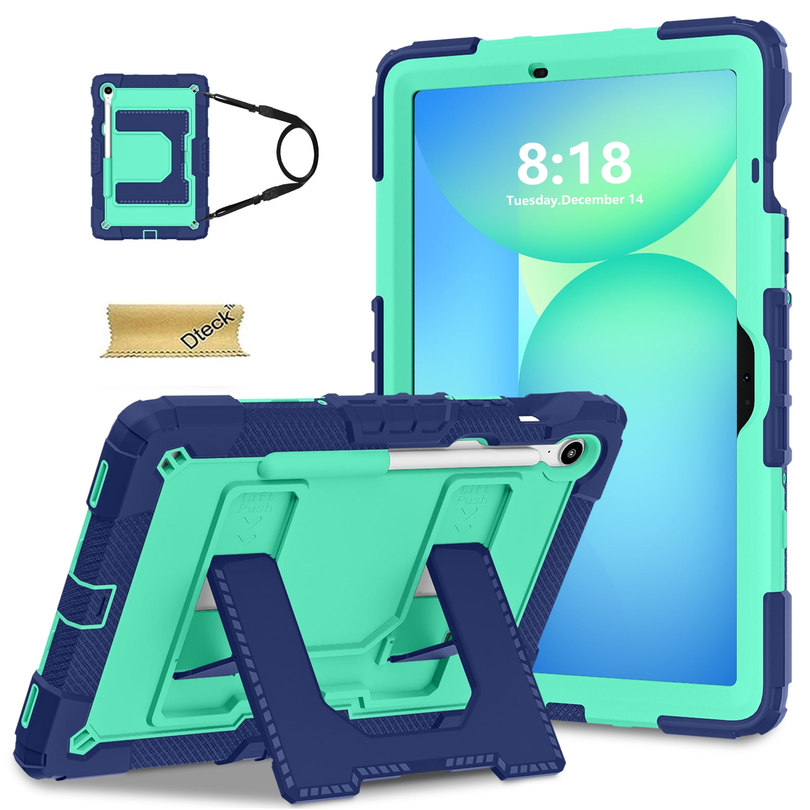 Dteck Case for Samsung Galaxy Tab S10 Lite / S10 FE / S9 FE 5G / S9 ...